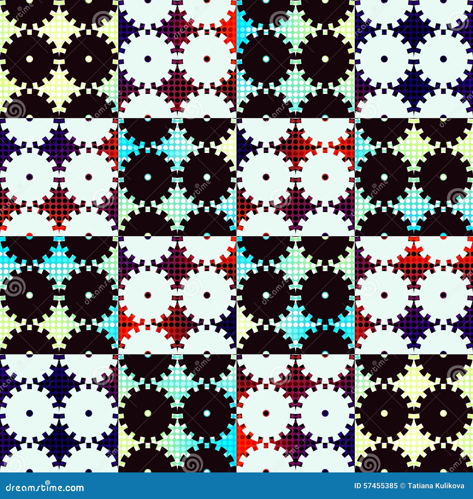 Seamless Mechanics Background Vector Illustration | CartoonDealer.com ...