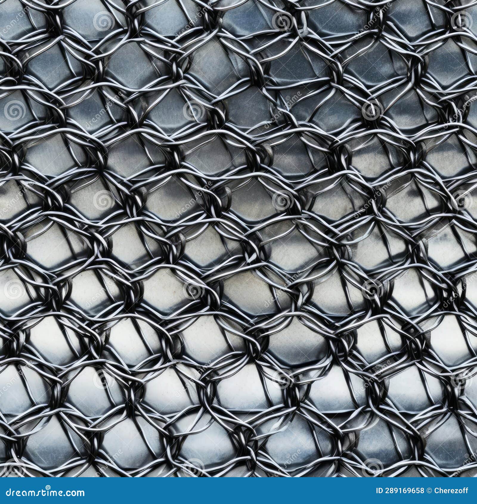 Seamless Metal Mesh Texture Stock Illustration - Illustration of ...