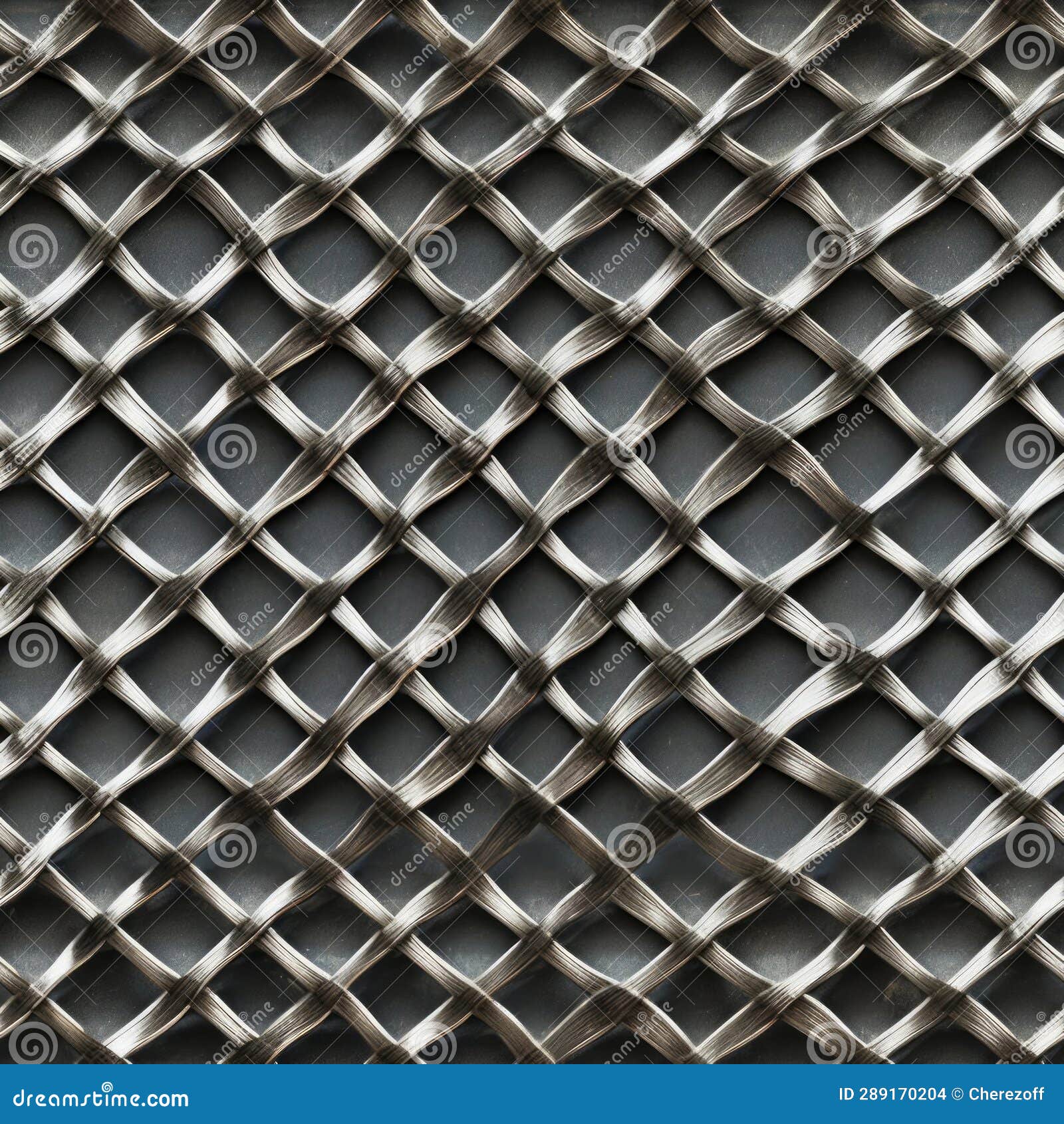 Seamless Metal Mesh Texture Stock Illustration - Illustration of fabric ...