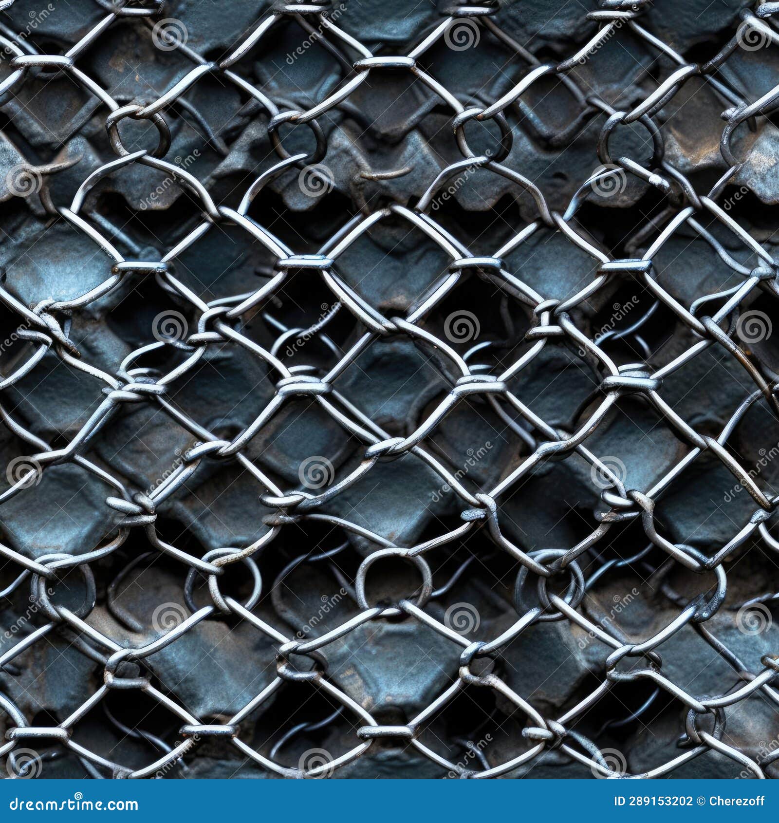 Seamless Metal Mesh Texture Stock Illustration - Illustration of ...