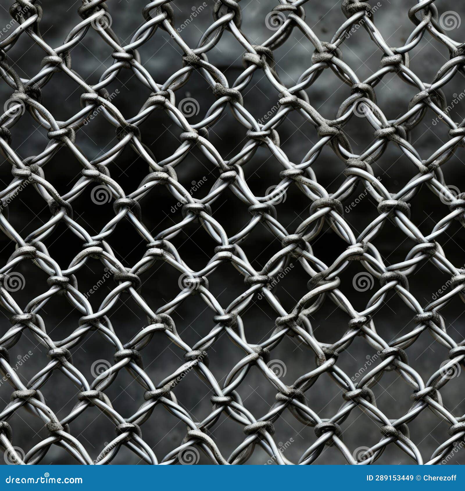 Seamless Metal Mesh Texture Stock Illustration - Illustration of fence ...