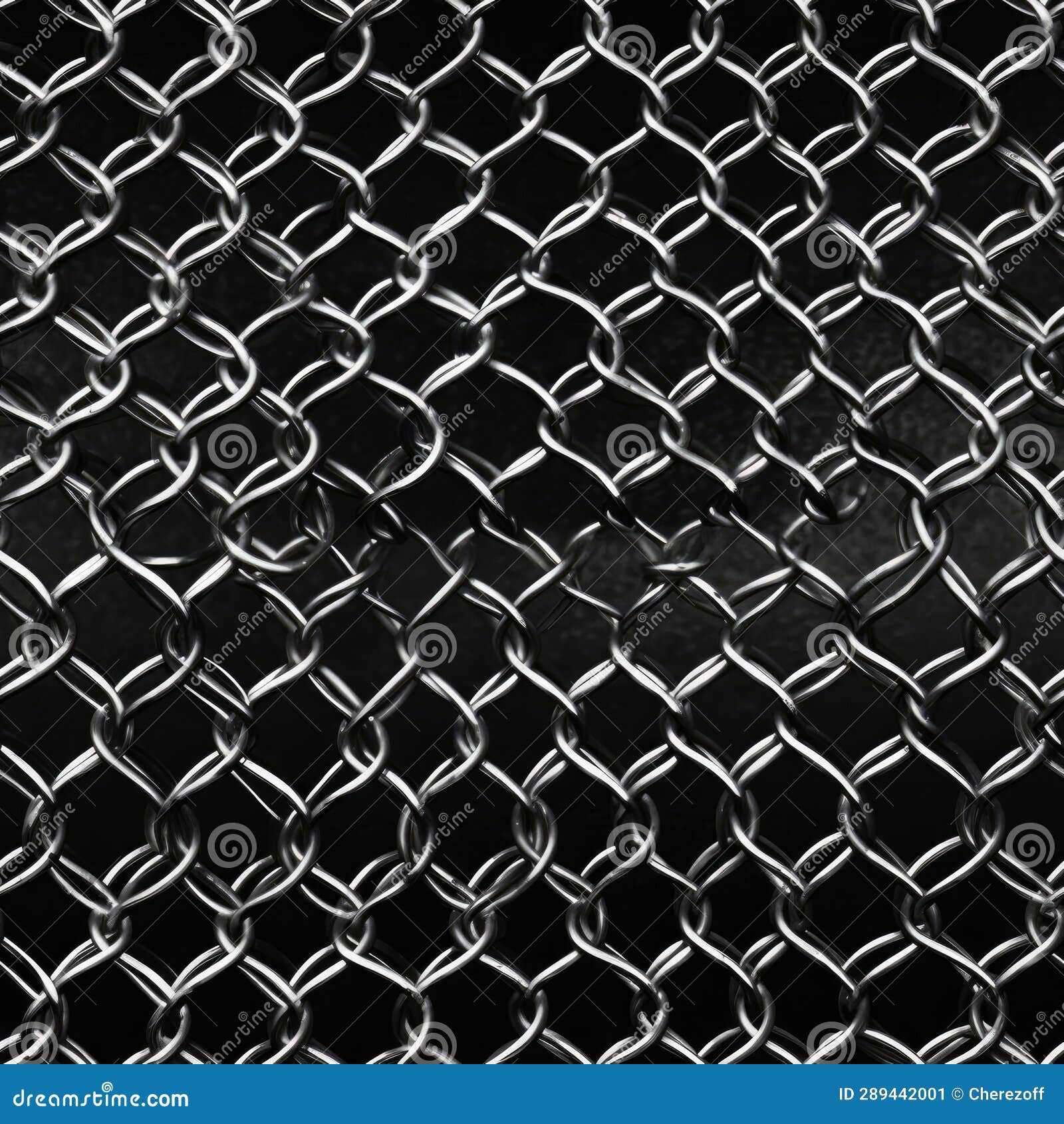 Seamless Metal Mesh Texture Stock Illustration - Illustration of black ...
