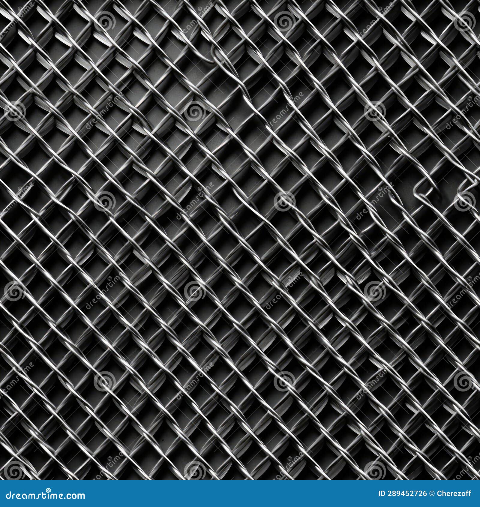 Seamless Metal Mesh Texture Stock Illustration - Illustration of sheet ...