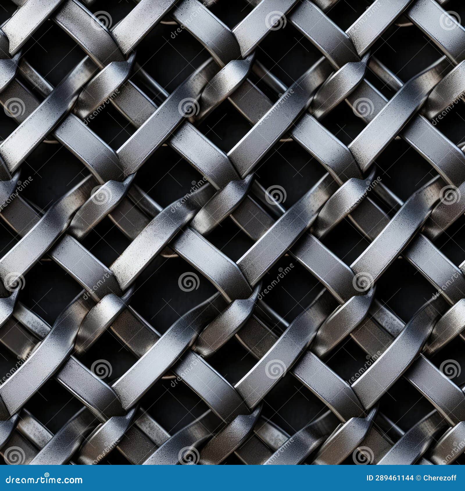 Seamless Metal Mesh Texture Stock Photo - Image of black, metallic ...