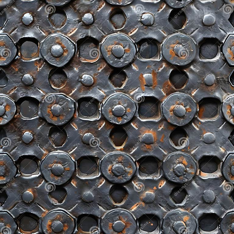 Seamless Metal Pattern Texture Stock Image - Image of surface, pattern ...