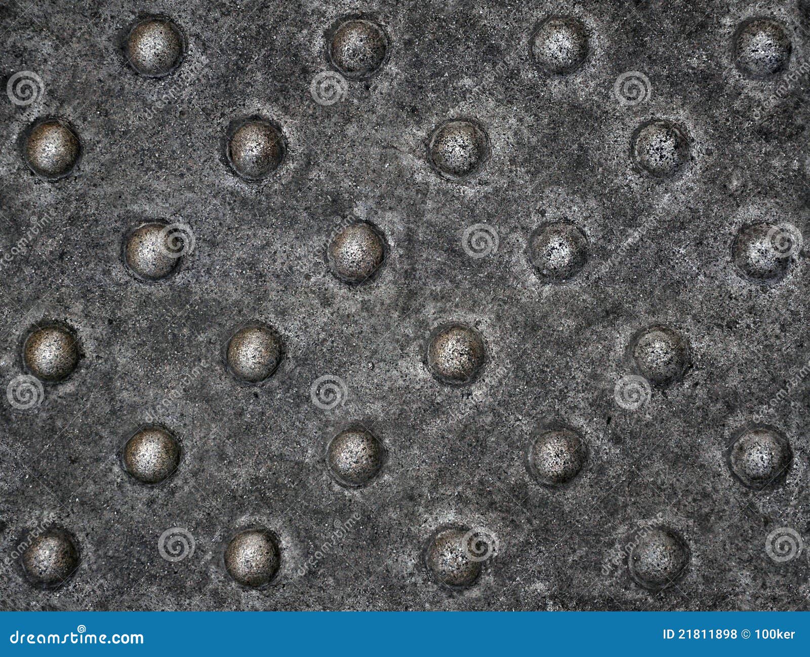 Seamless Metal Plate with Rivets Stock Photo - Image of grunge ...