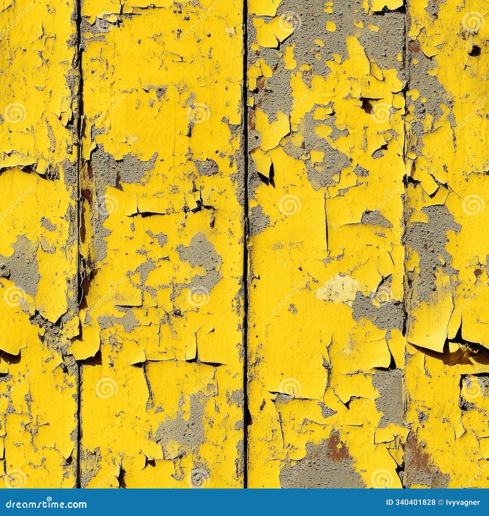 Seamless Metal Texture with Deep Scratches and Peeling Yellow Paint ...