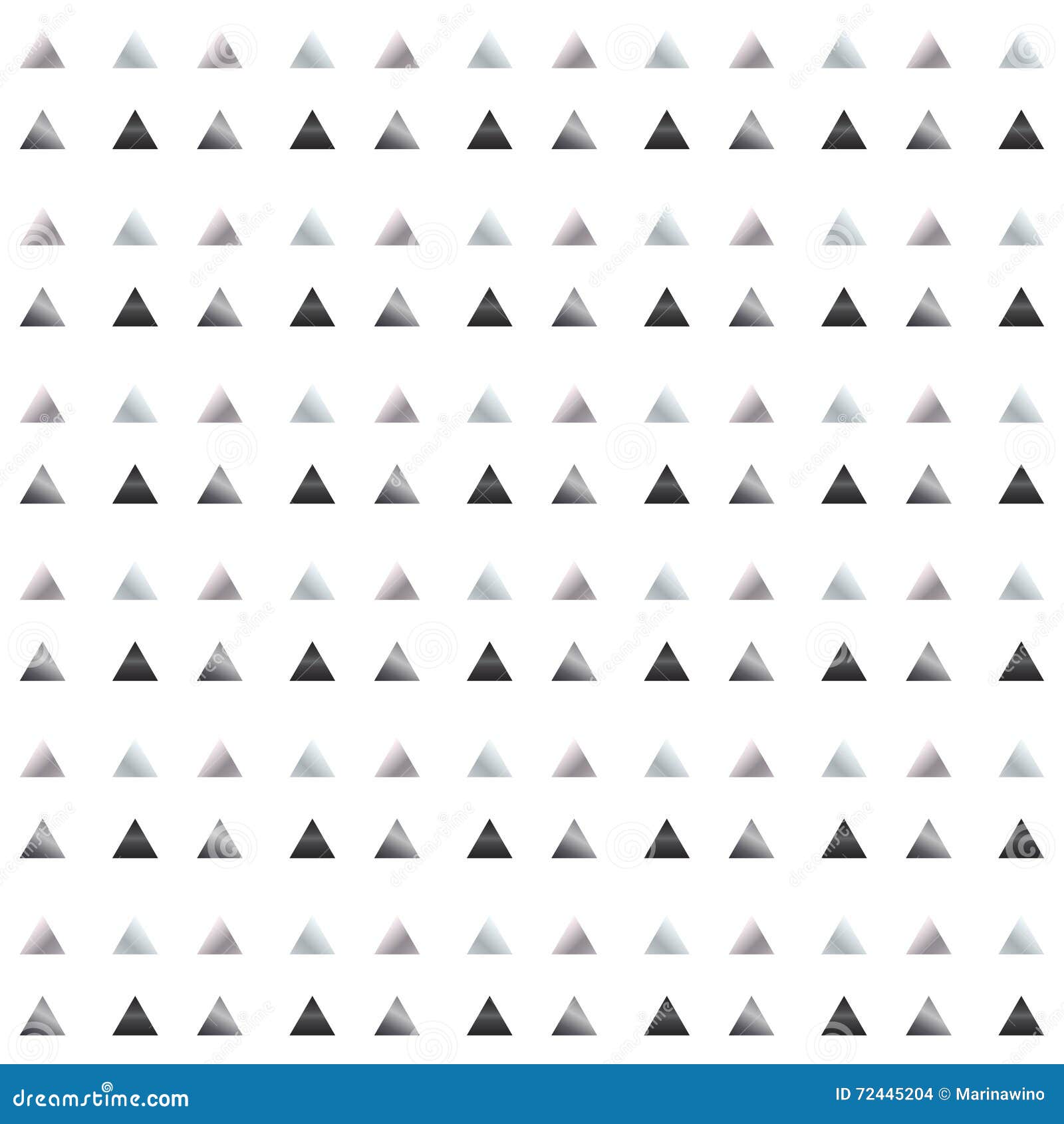 Seamless Metallic Triangle Pattern. Stock Vector - Illustration of ...