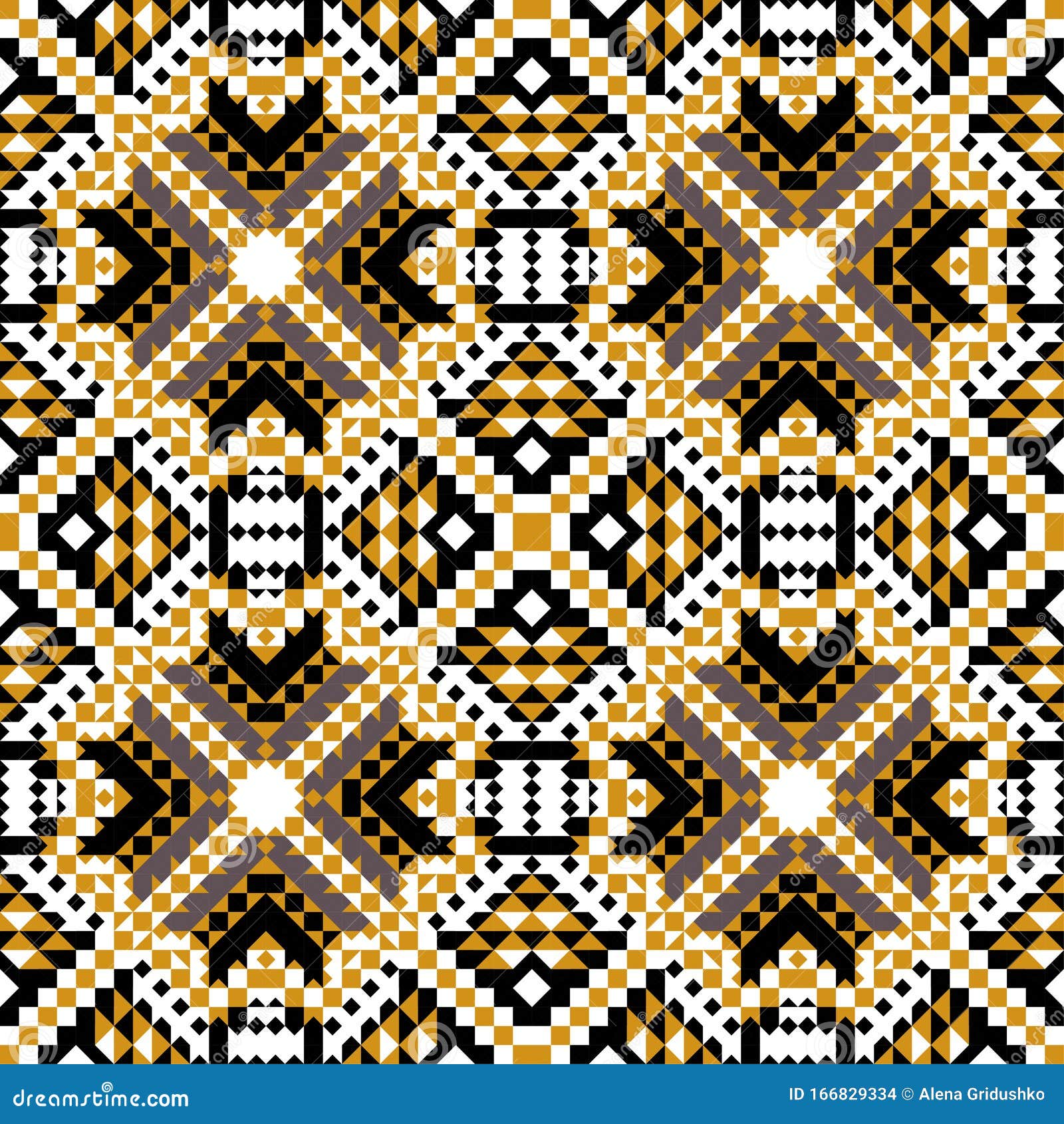 Seamless Mexican Pattern for Printing on Paper or Fabric. Vector Stock ...