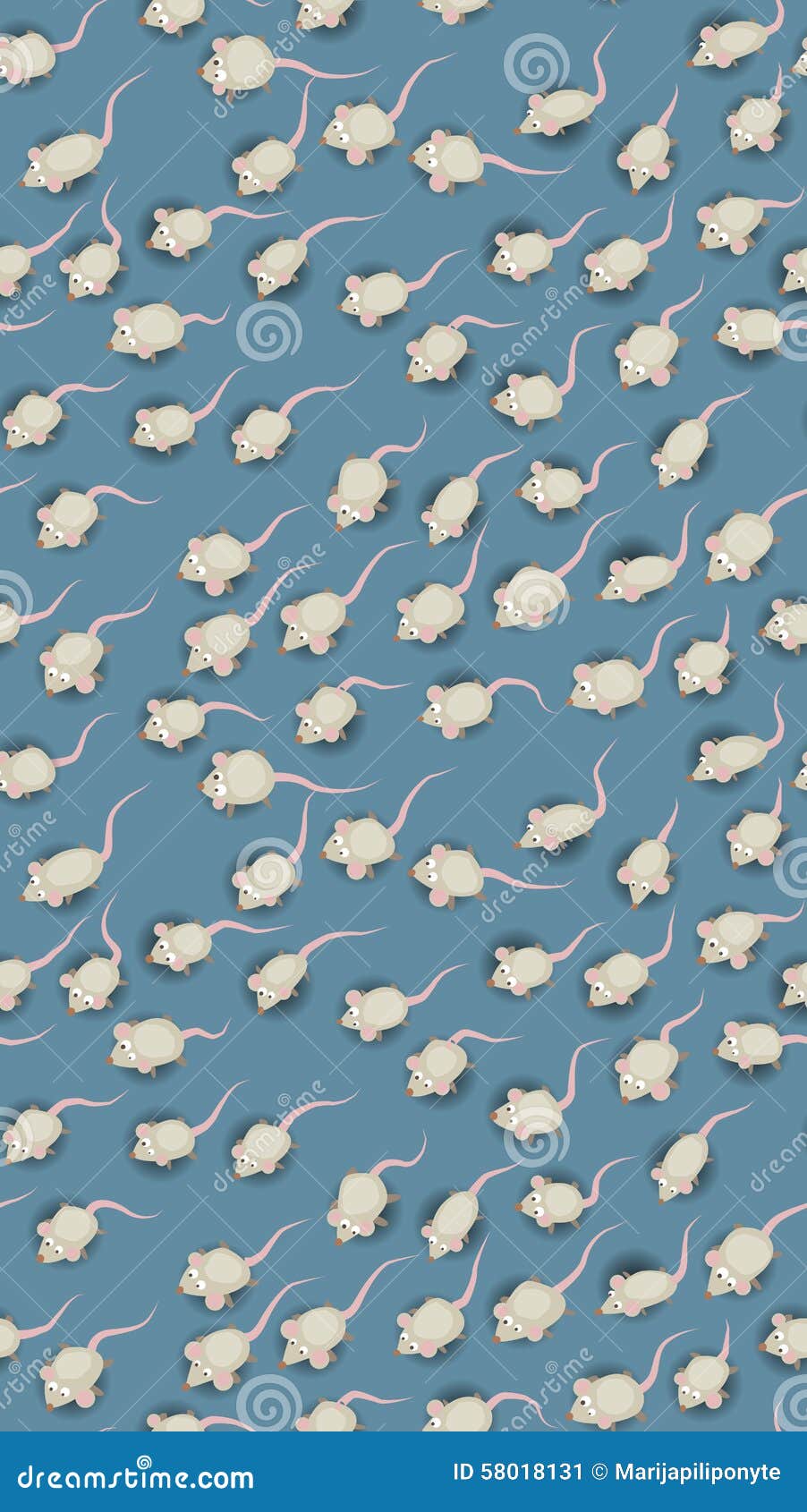 Seamless Mice pattern stock vector. Illustration of care - 58018131