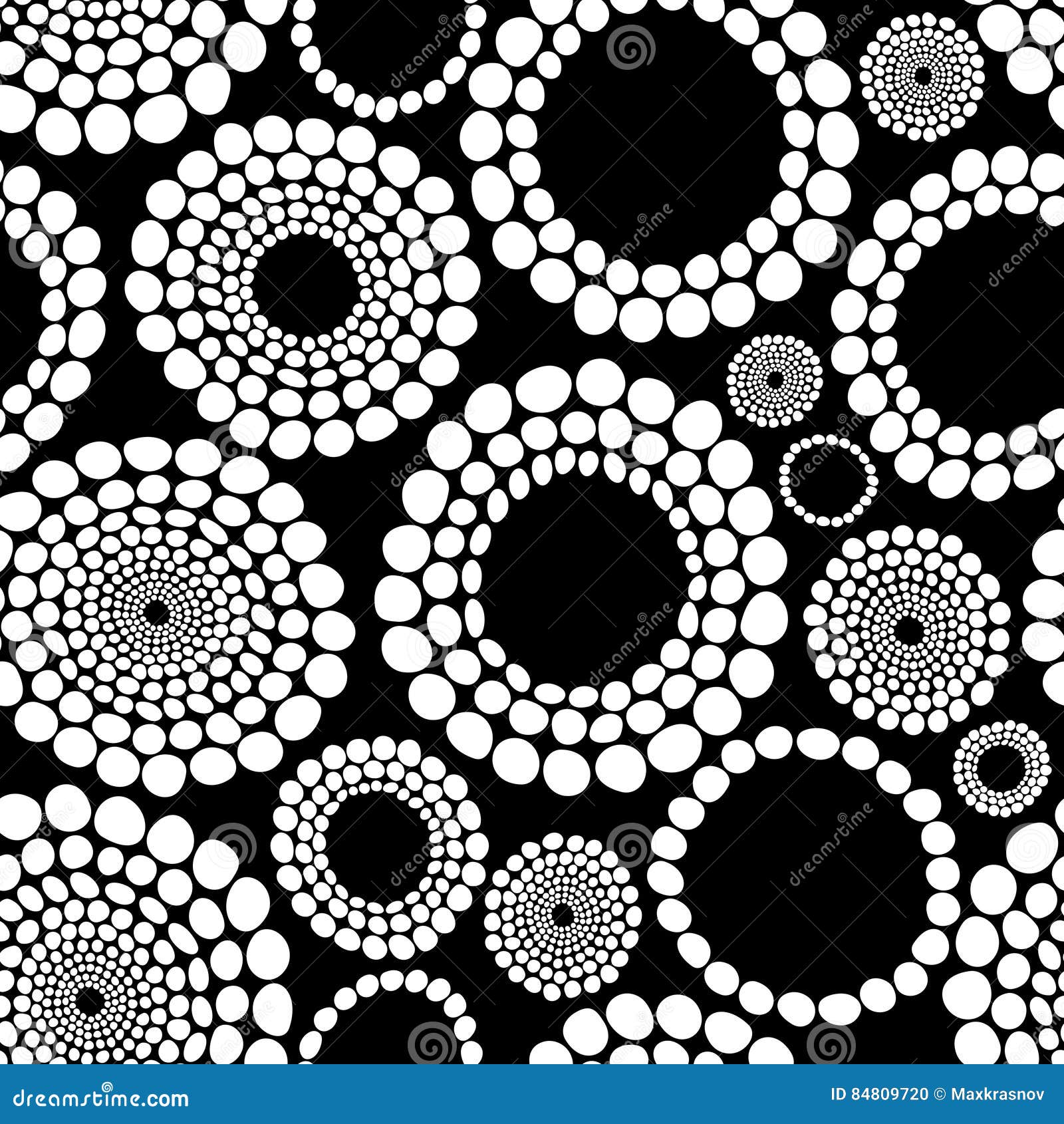 Seamless Microscopic Background Stock Vector - Illustration of circle ...