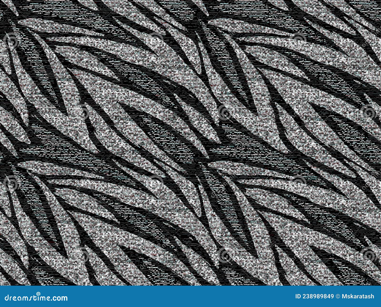 Seamless Modern Distressed Square Pattern Vector. Classic Black and ...