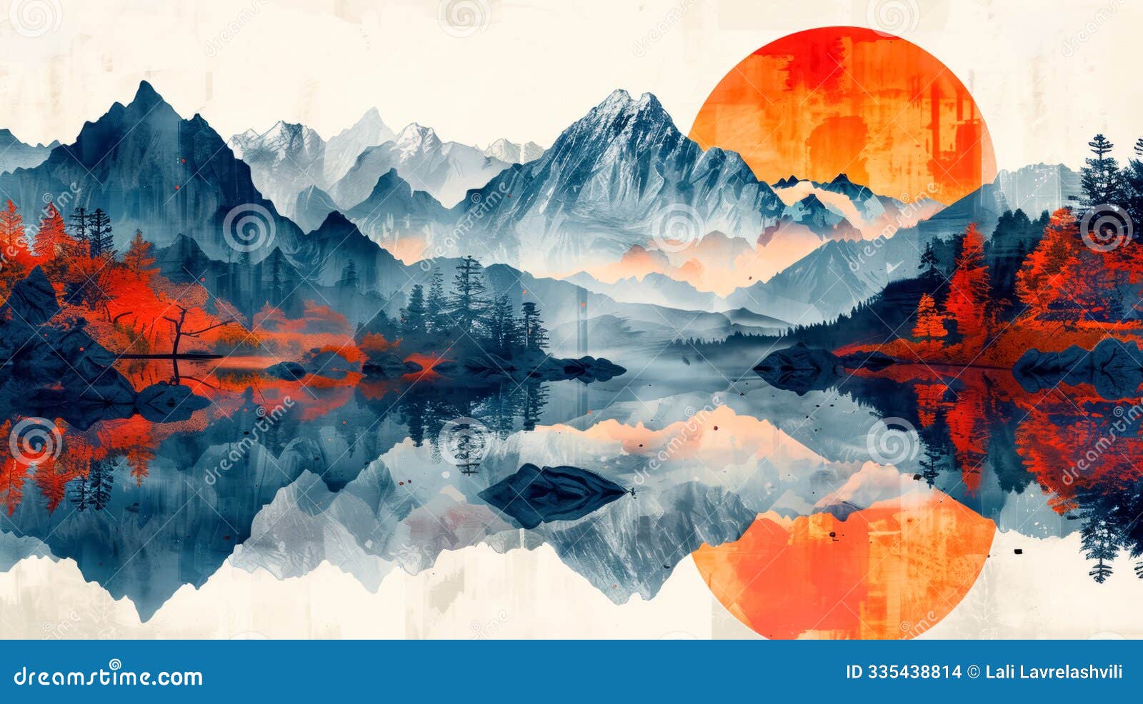 Seamless Modern Japanese Pattern Stock Illustration - Illustration of ...