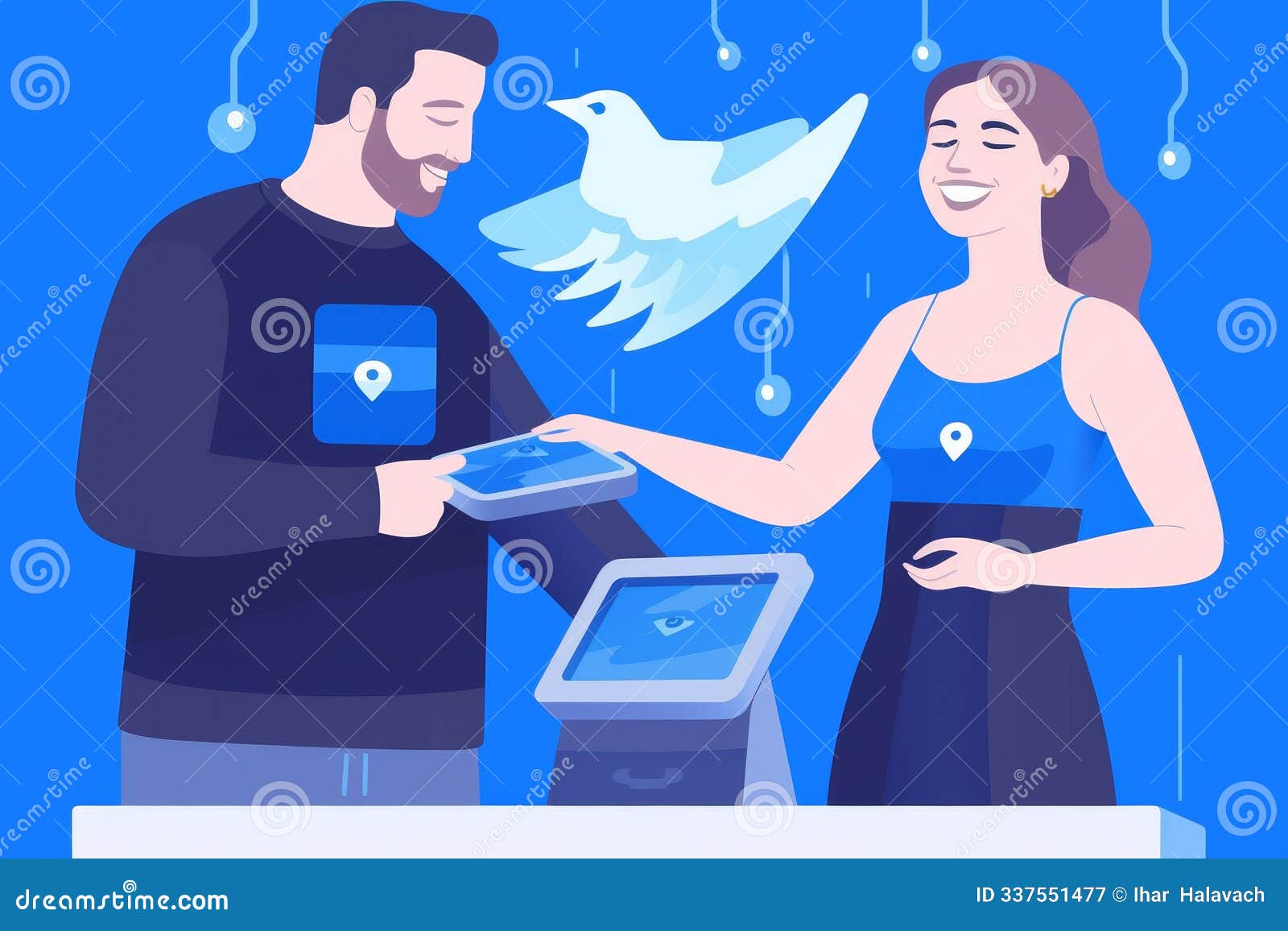 Seamless Modern Payment Experience Customer Using Contactless ...