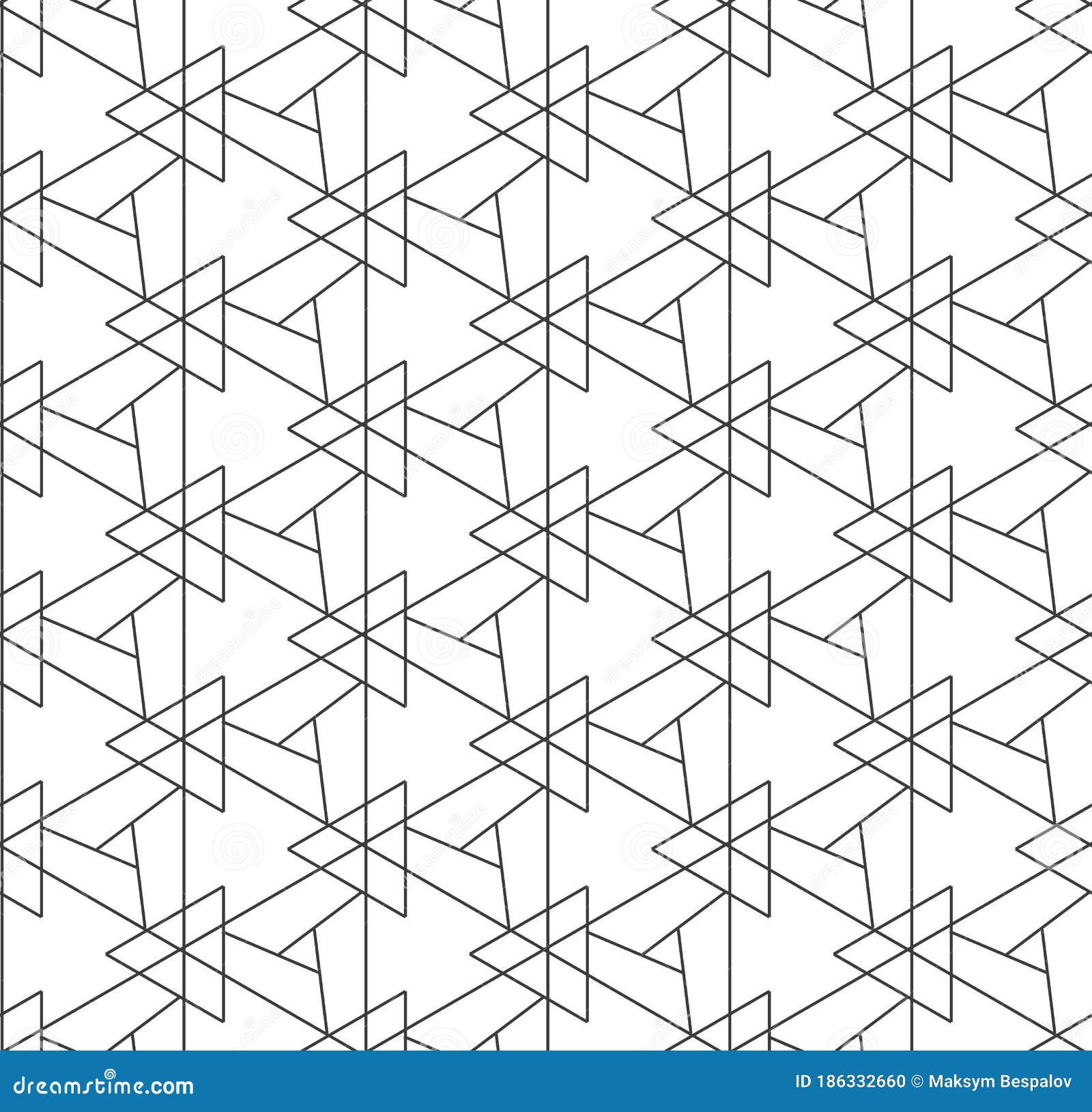 Seamless Modern Vector Triangle, Textile Texture. Continuous Minimal ...