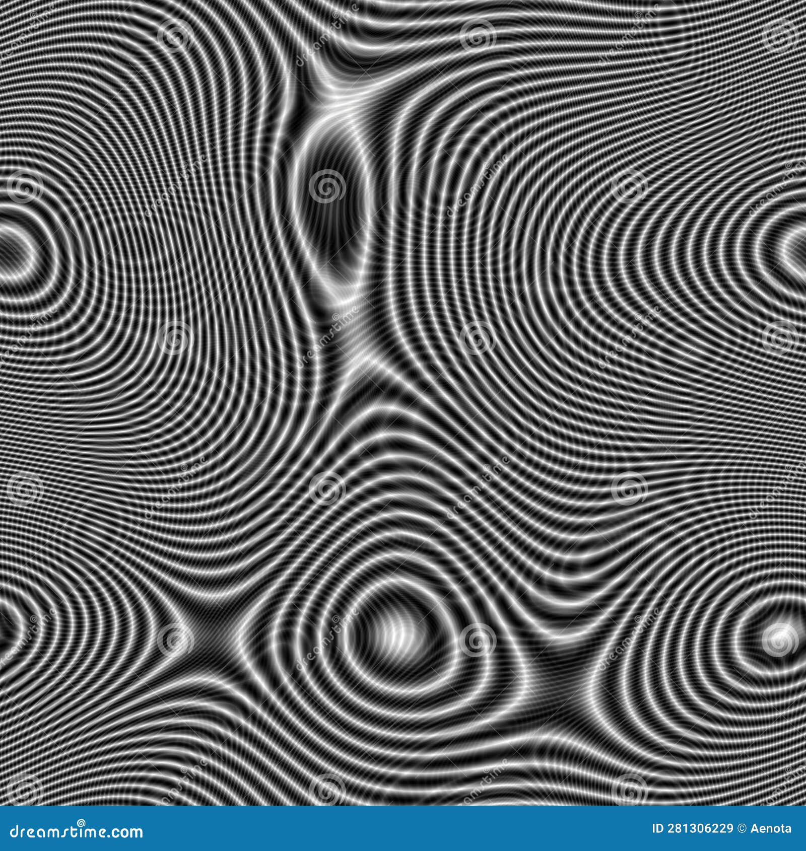 Seamless moire pattern stock illustration. Illustration of watered - 281306229