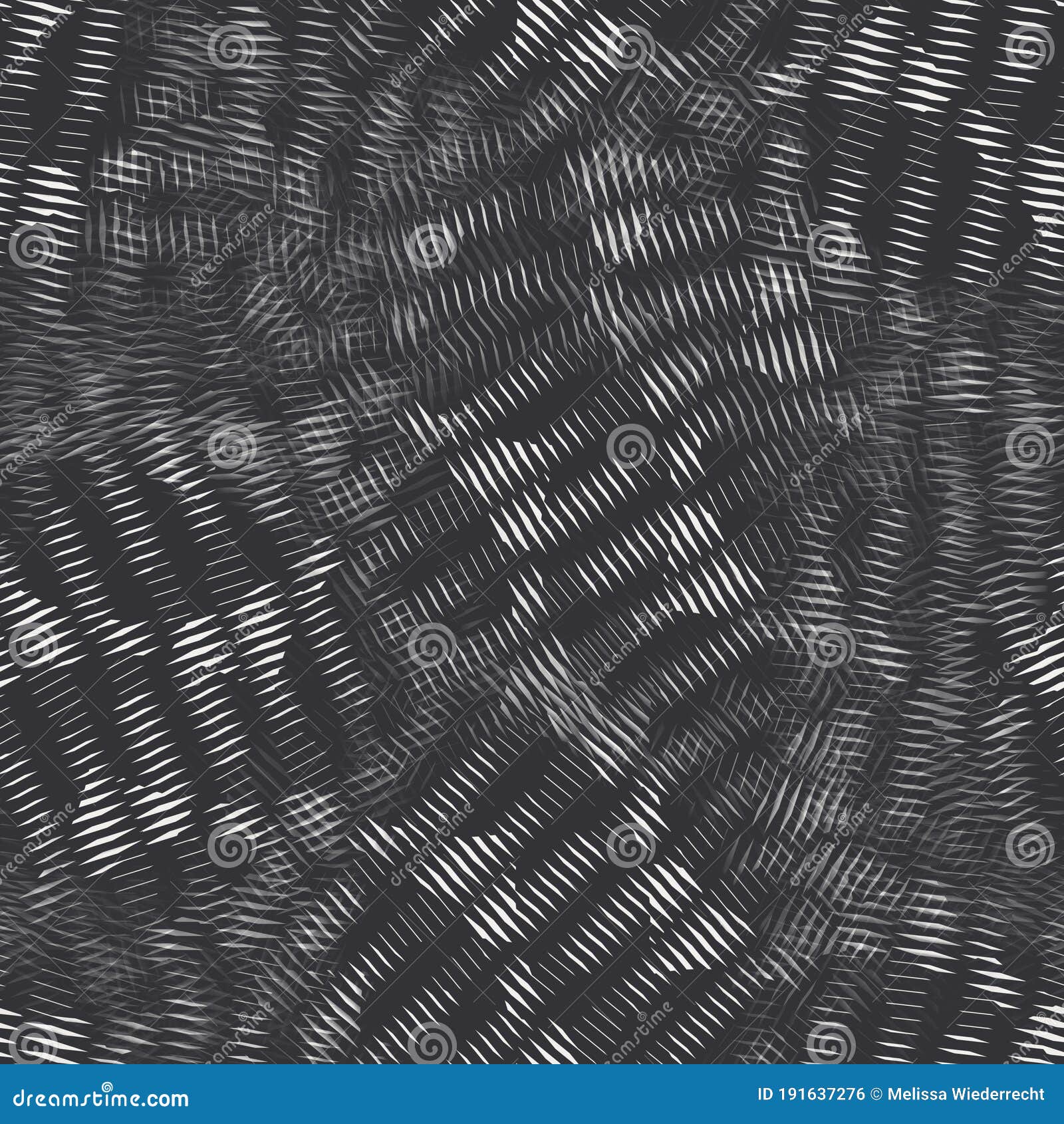 Seamless Moire Pattern Jumbled Black White Design Stock Illustration ...