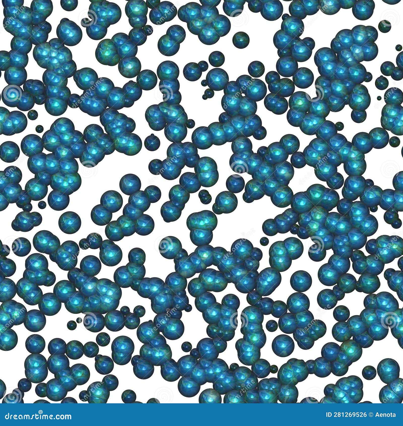 Seamless Molecular Corpuscule Pattern Stock Illustration - Illustration ...