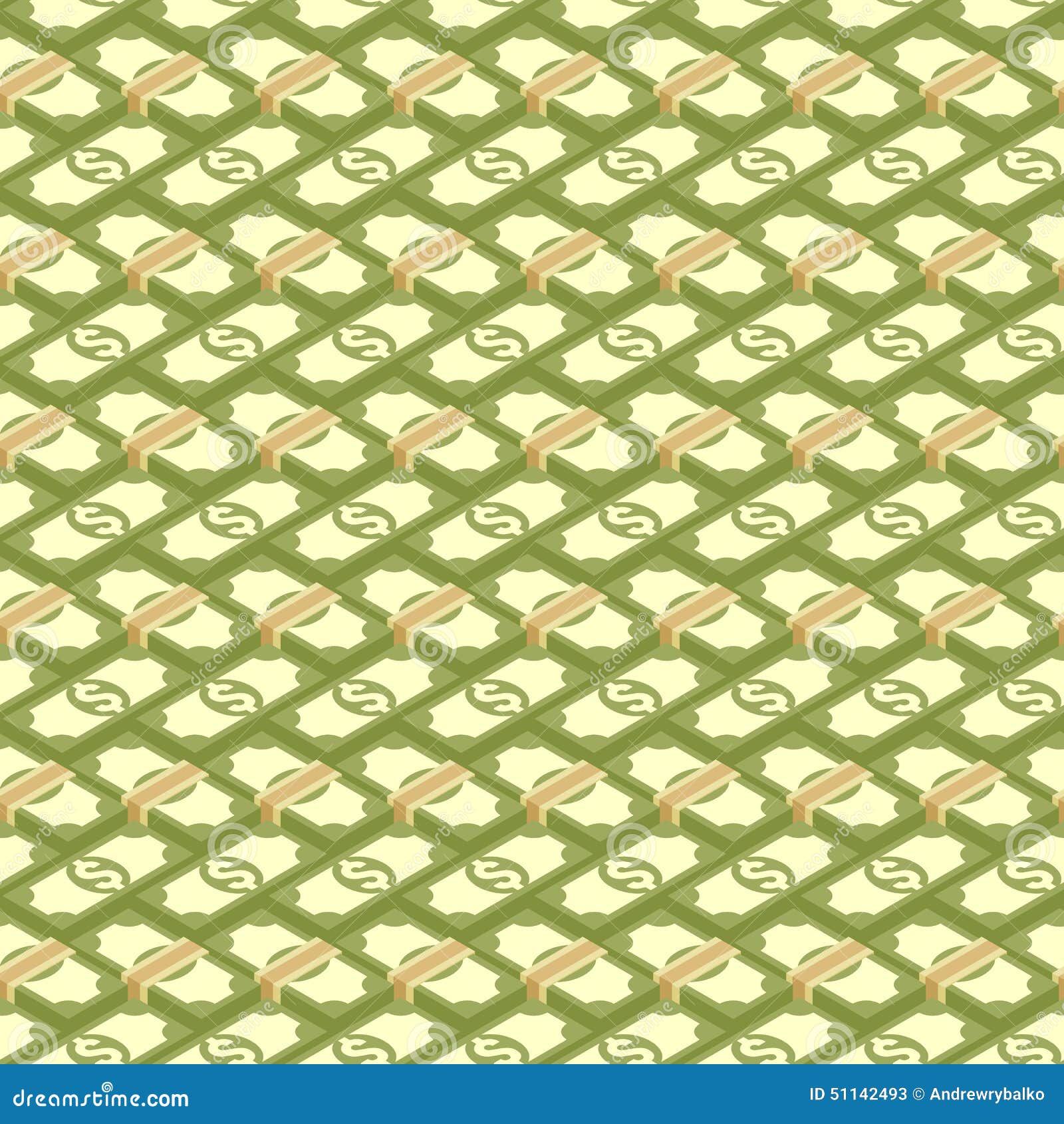 Seamless money pattern stock vector. Illustration of currency - 51142493