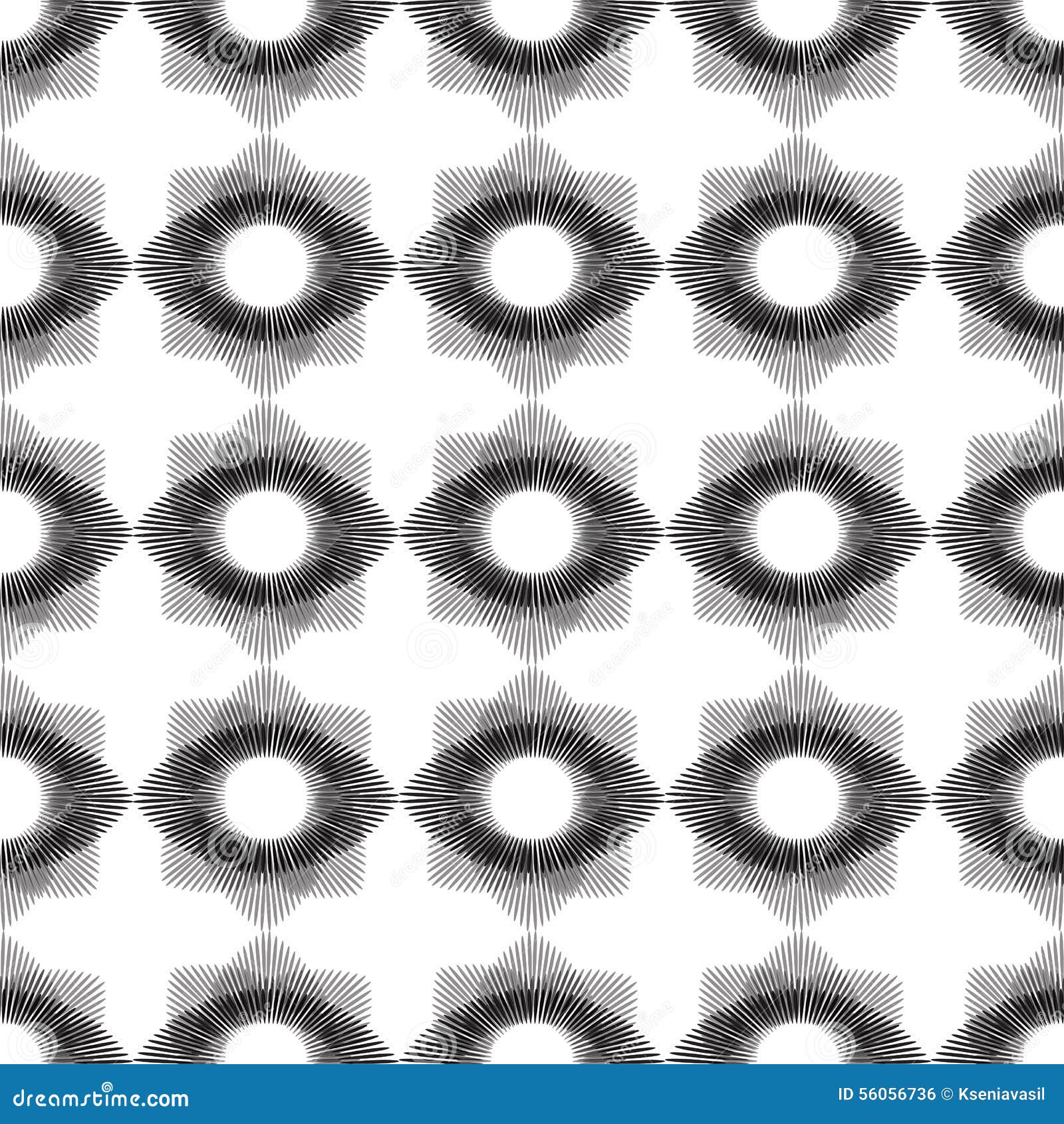 Seamless Monochrome Abstract Patterns Stock Vector - Illustration of ...