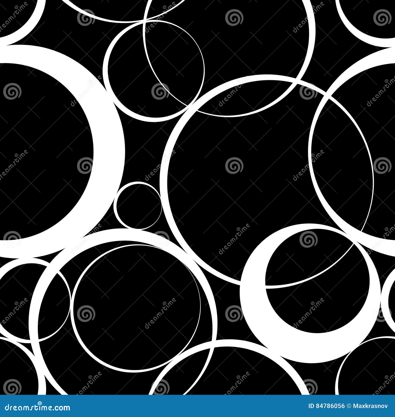 Seamless Monochrome Design stock vector. Illustration of minimal - 84786056