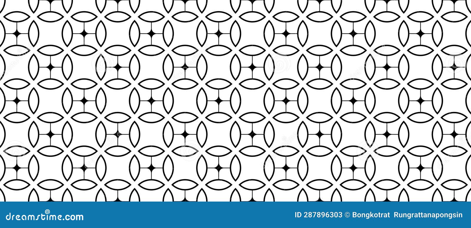 Seamless Monochrome Ellipse Pattern Wallpaper Stock Illustration ...