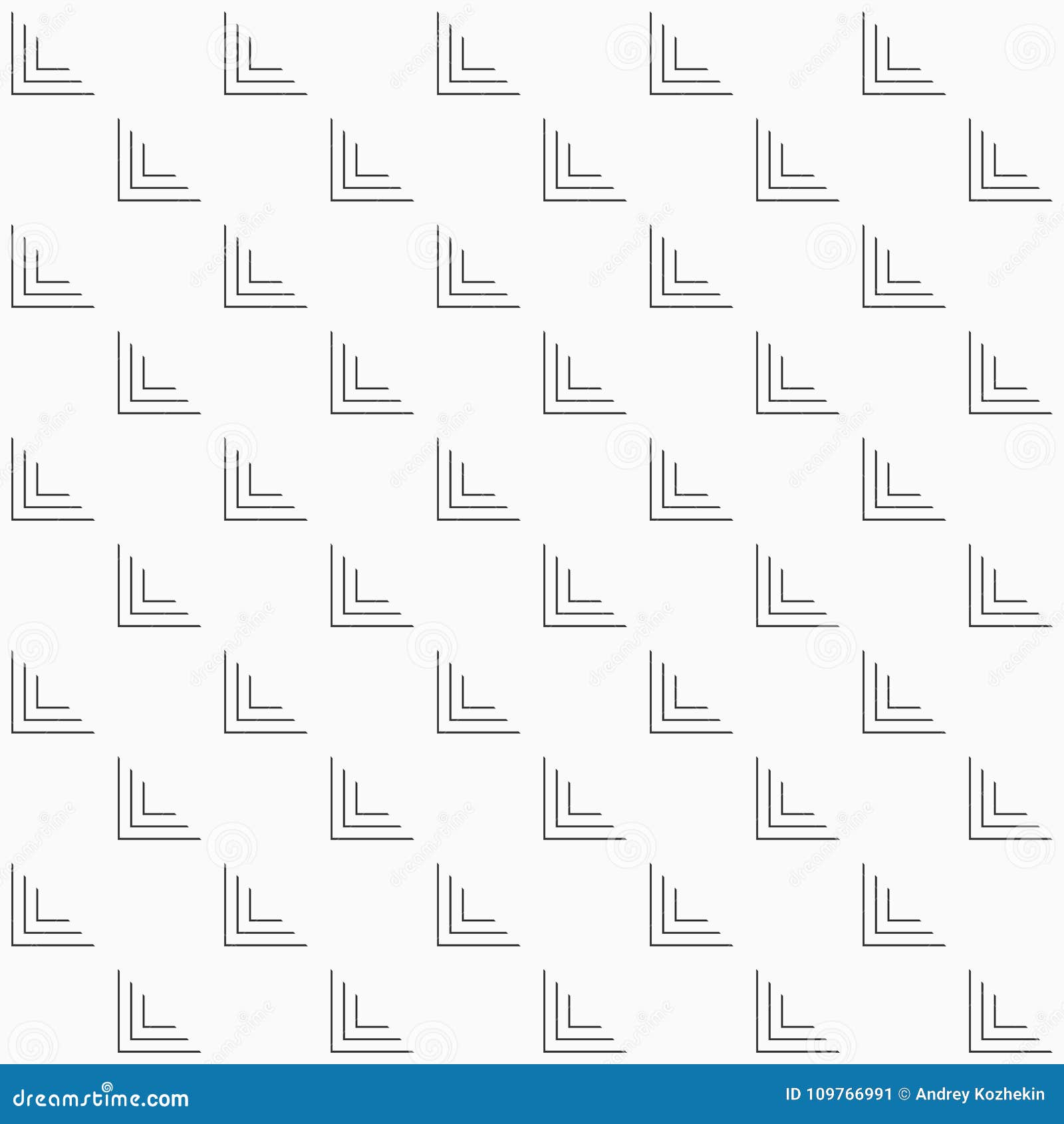 Seamless Square Minimalistic Pattern. Stock Vector - Illustration of ...