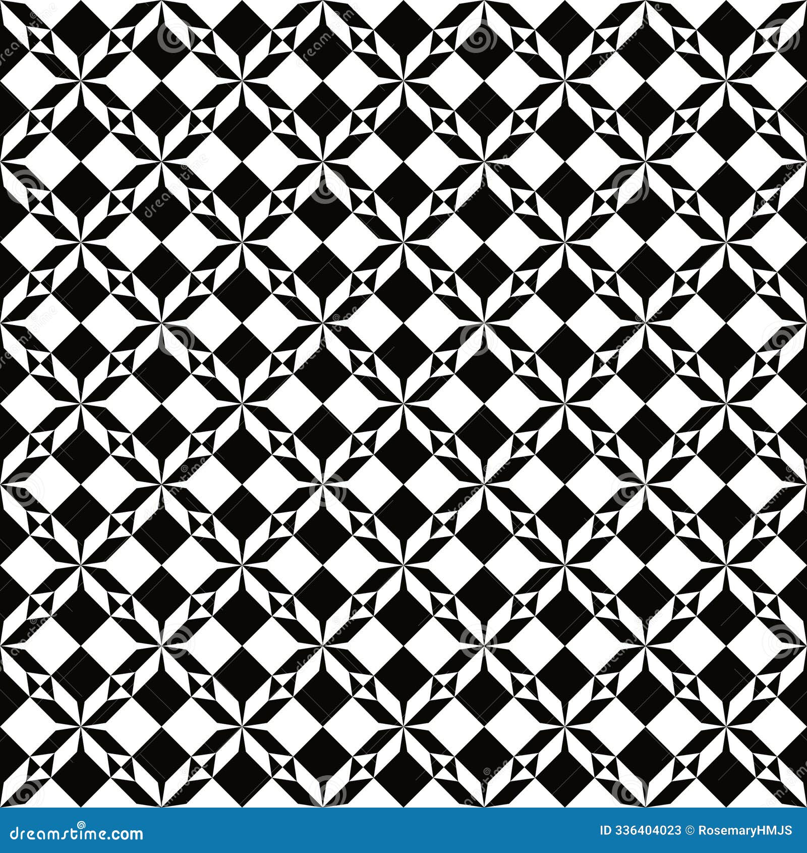 Classic Geometric Patterns. Vector Black And White Textures Stock Photo ...