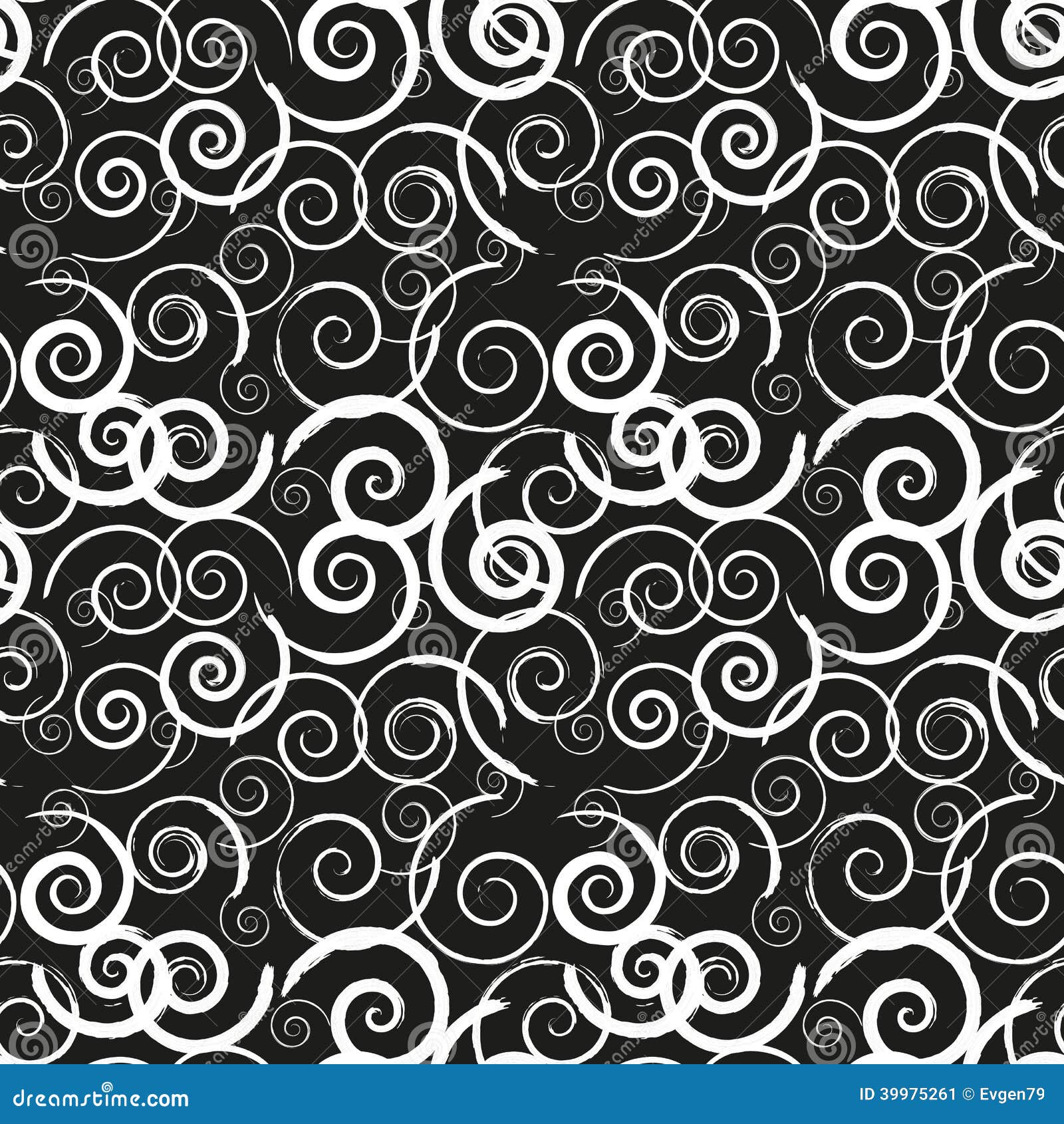 Seamless Monochrome Pattern 2 Stock Vector - Illustration of ornate ...