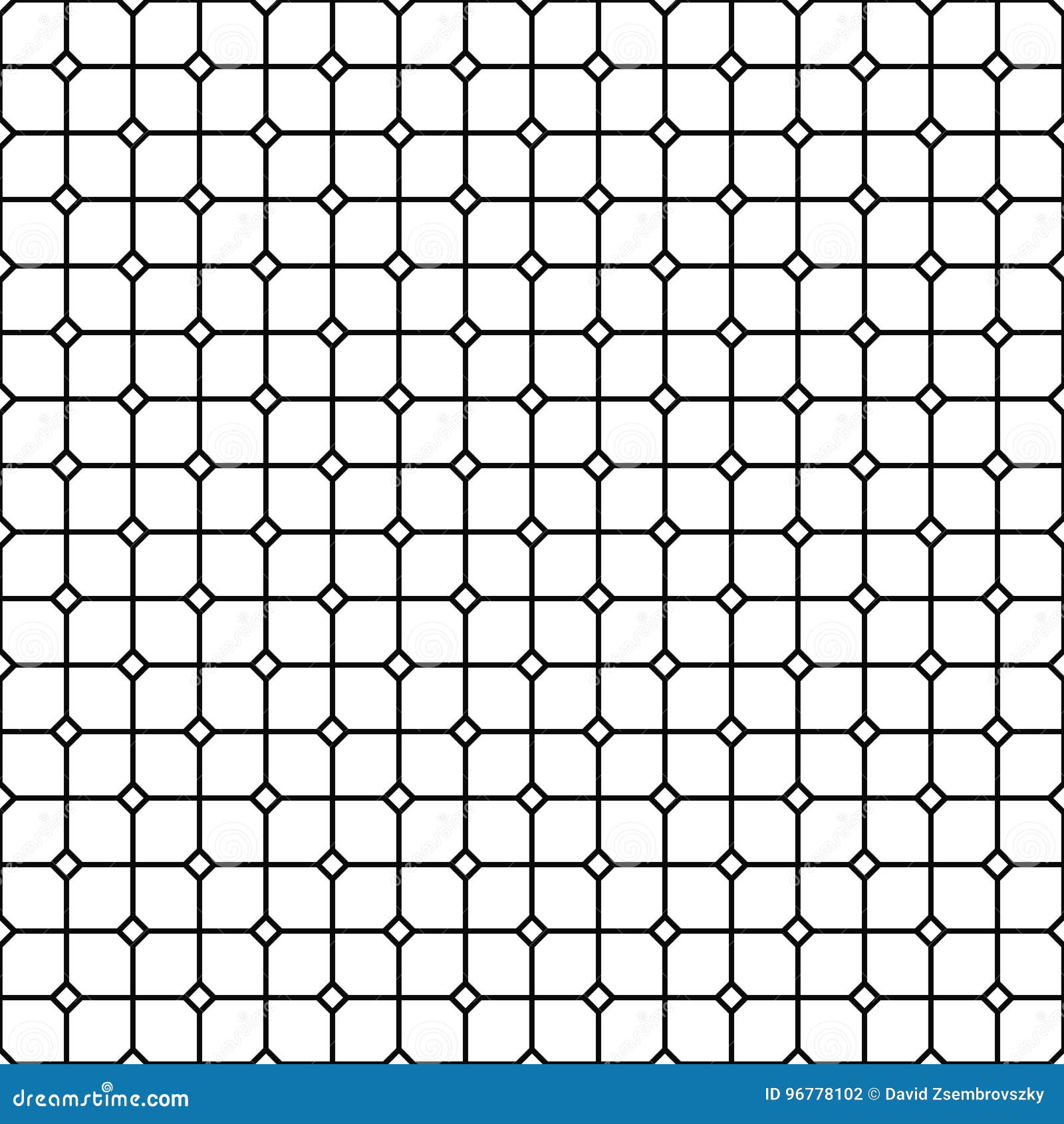 Seamless Monochrome Rail Pattern Stock Vector - Illustration of design ...