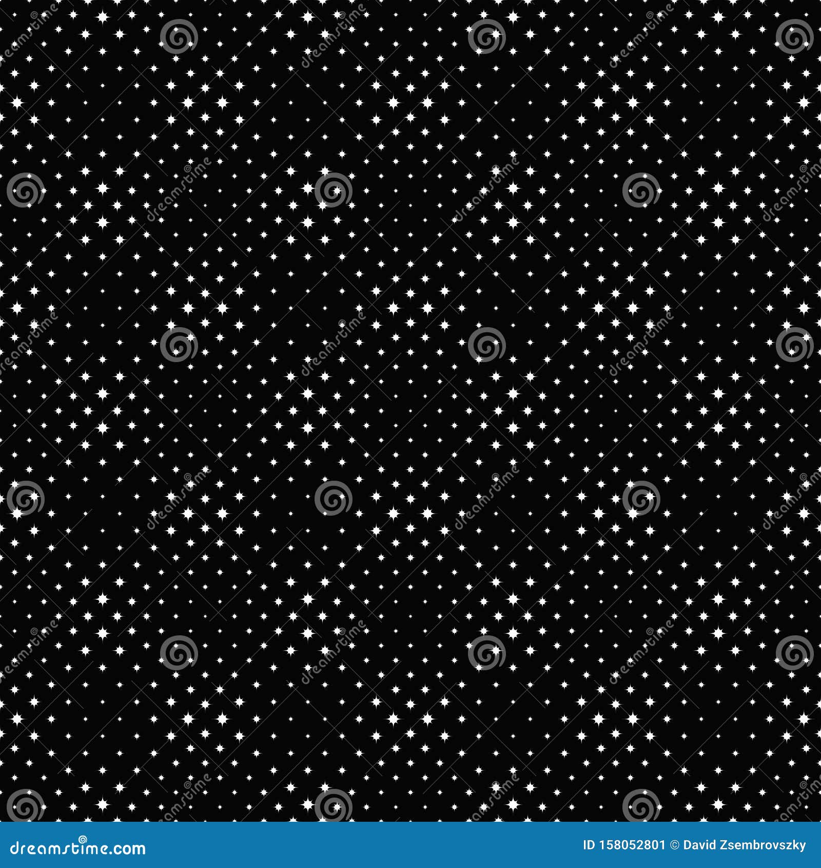 Seamless Geometrical Abstract Curved Star Pattern Background Stock ...