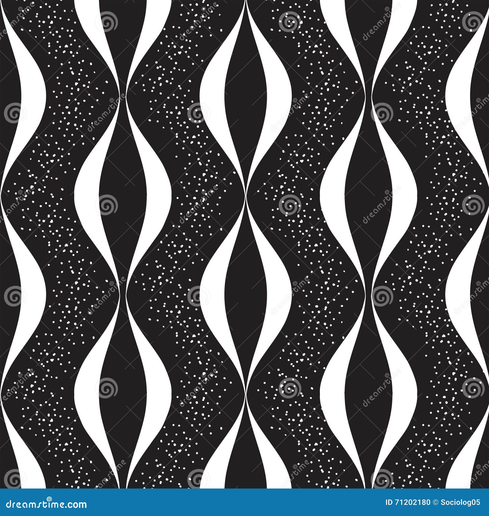 Seamless Monochrome Stippled Wavy Surface Stock Vector - Illustration ... Seamless Monochrome Stippled Wavy Surface Stock Vector - Illustration ...