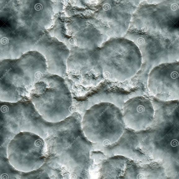 Seamless Moon Surface Pattern Stock Illustration - Illustration of grey ...