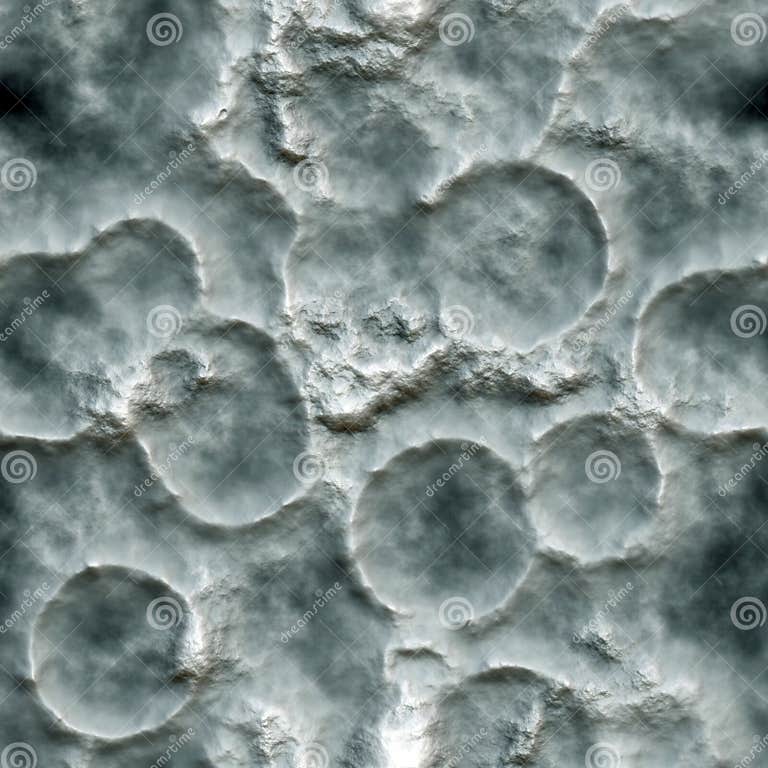 Seamless Moon Surface Pattern Stock Illustration - Illustration of grey ...