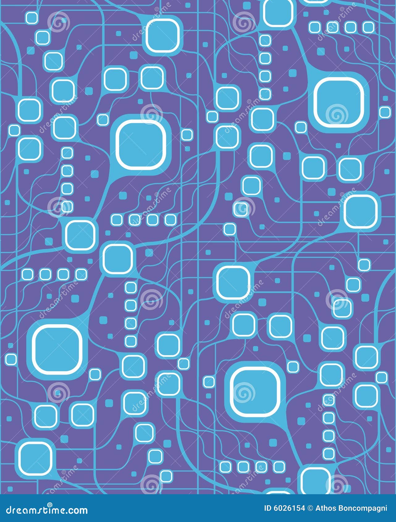 Seamless Motherboard Style Pattern Stock Vector - Illustration of ...