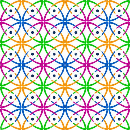 Seamless Multicolor Pattern. Stock Vector - Illustration of stylish ...