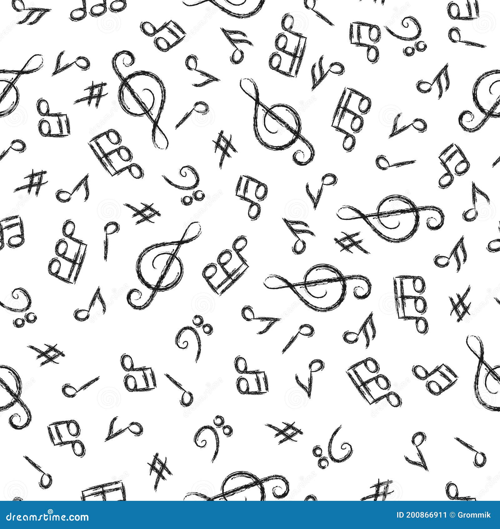 Seamless Music Pattern for Simple Backgrounds Textures and Packaging ...