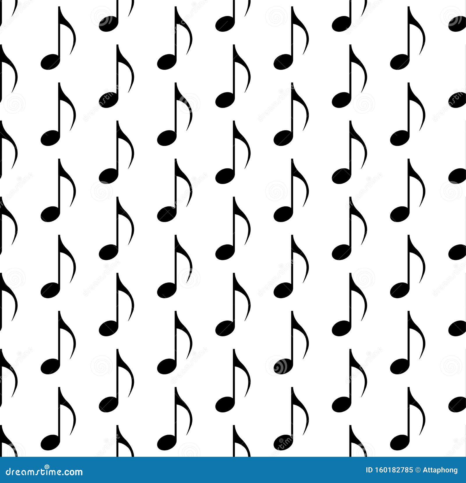 Seamless Musical Symbols and Marks Seamless Background with Musical ...