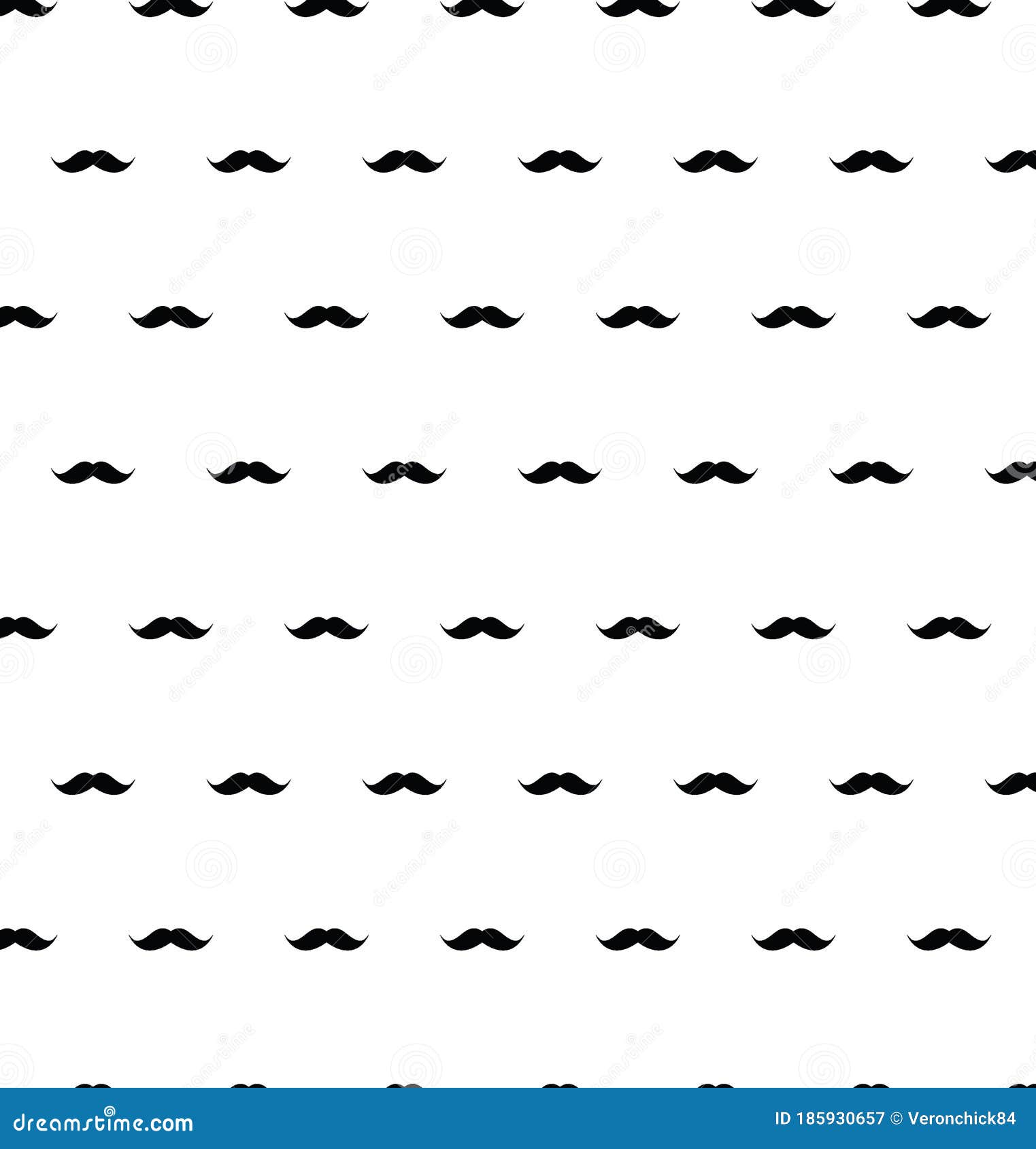 Seamless Mustache Pattern, Mustache Background, Wallpaper Vector Stock ...