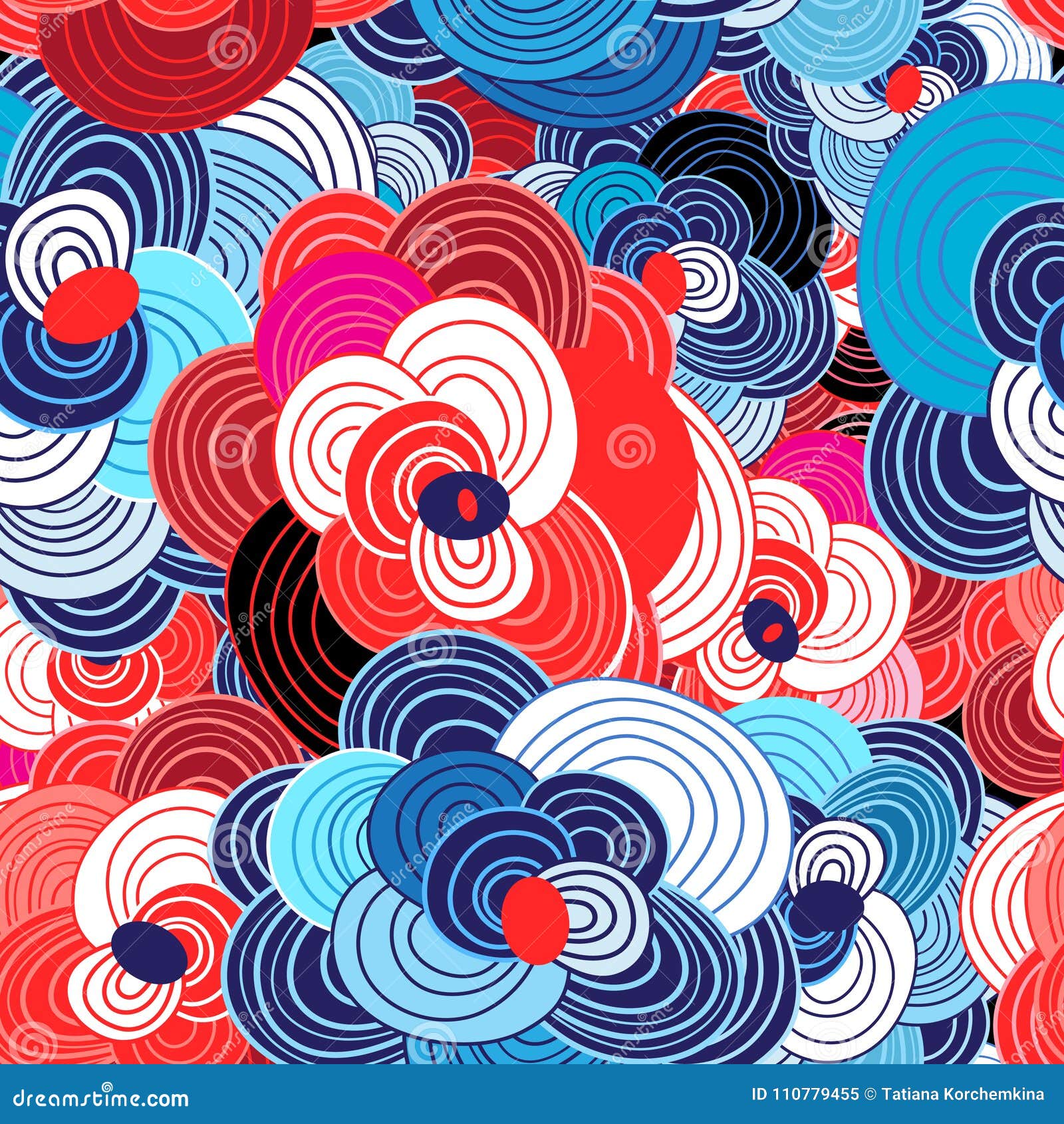 Seamless Natural Bright Pattern Stock Vector - Illustration of bright ...