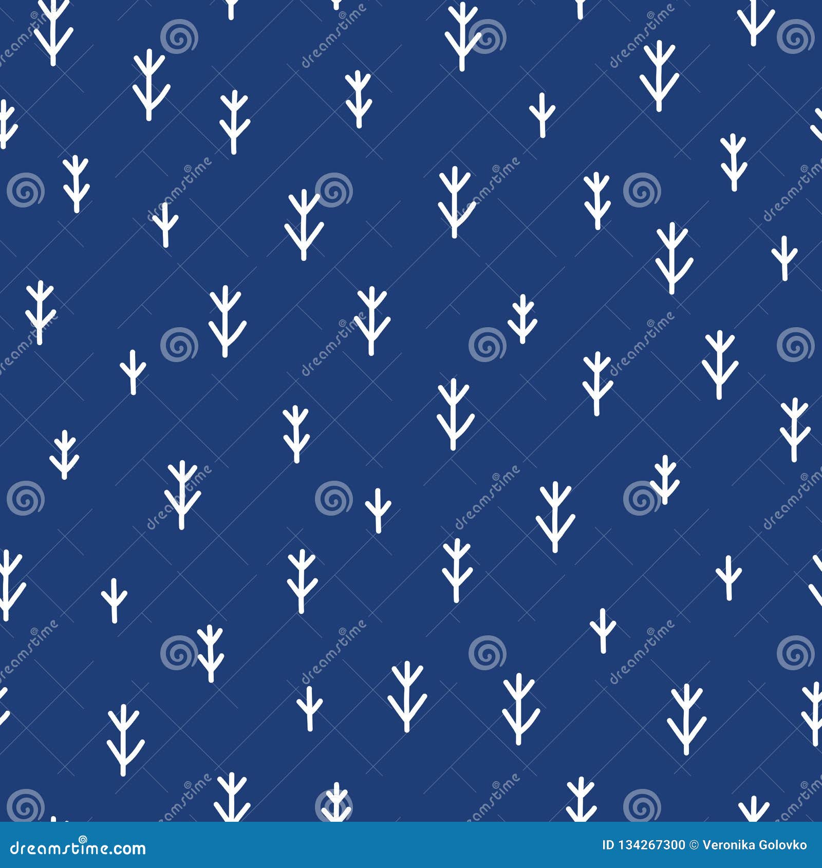 Seamless natural pattern. stock vector. Illustration of drawing - 134267300