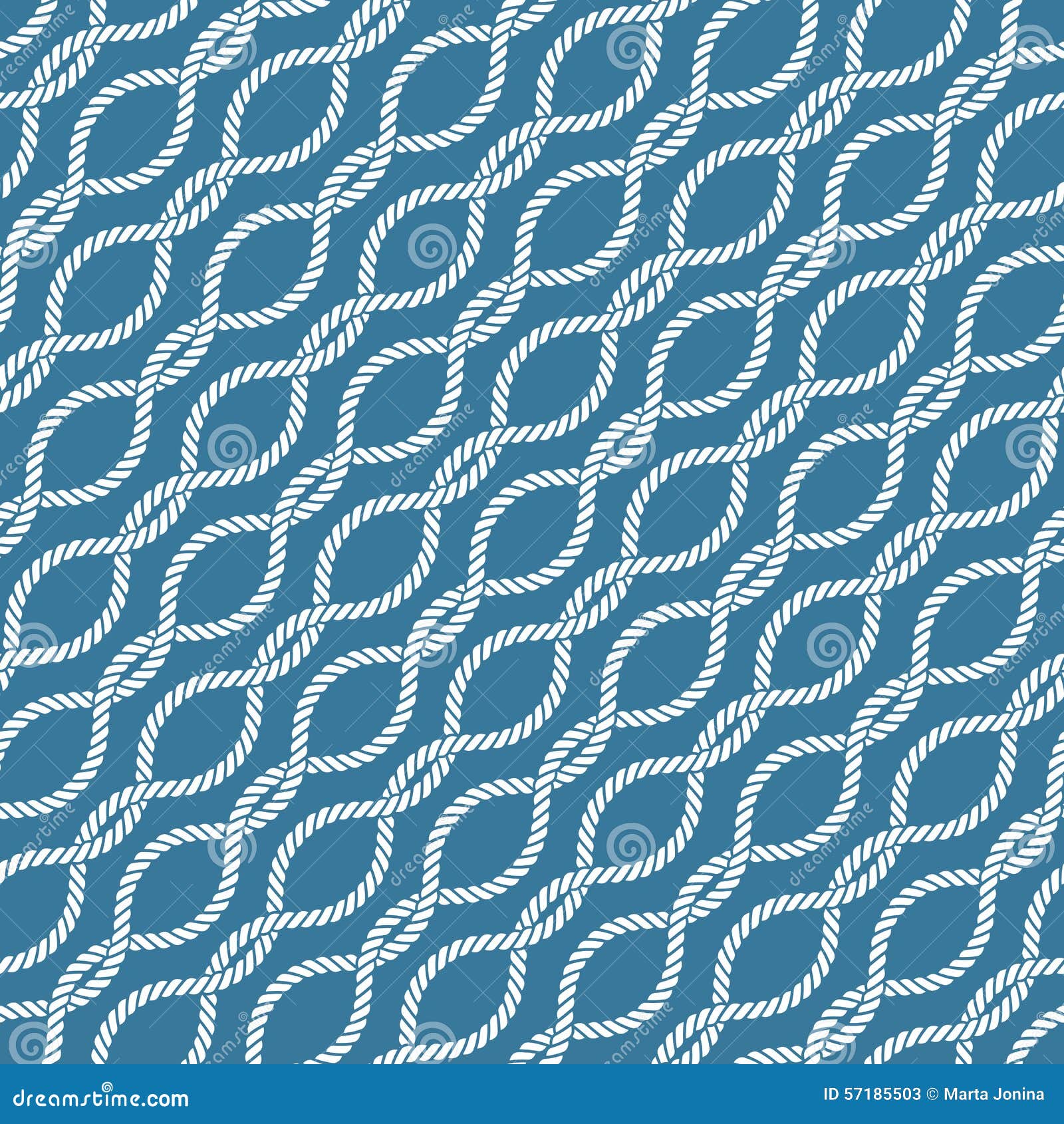 Seamless Nautical Rope Pattern Stock Vector - Illustration of cordage ...