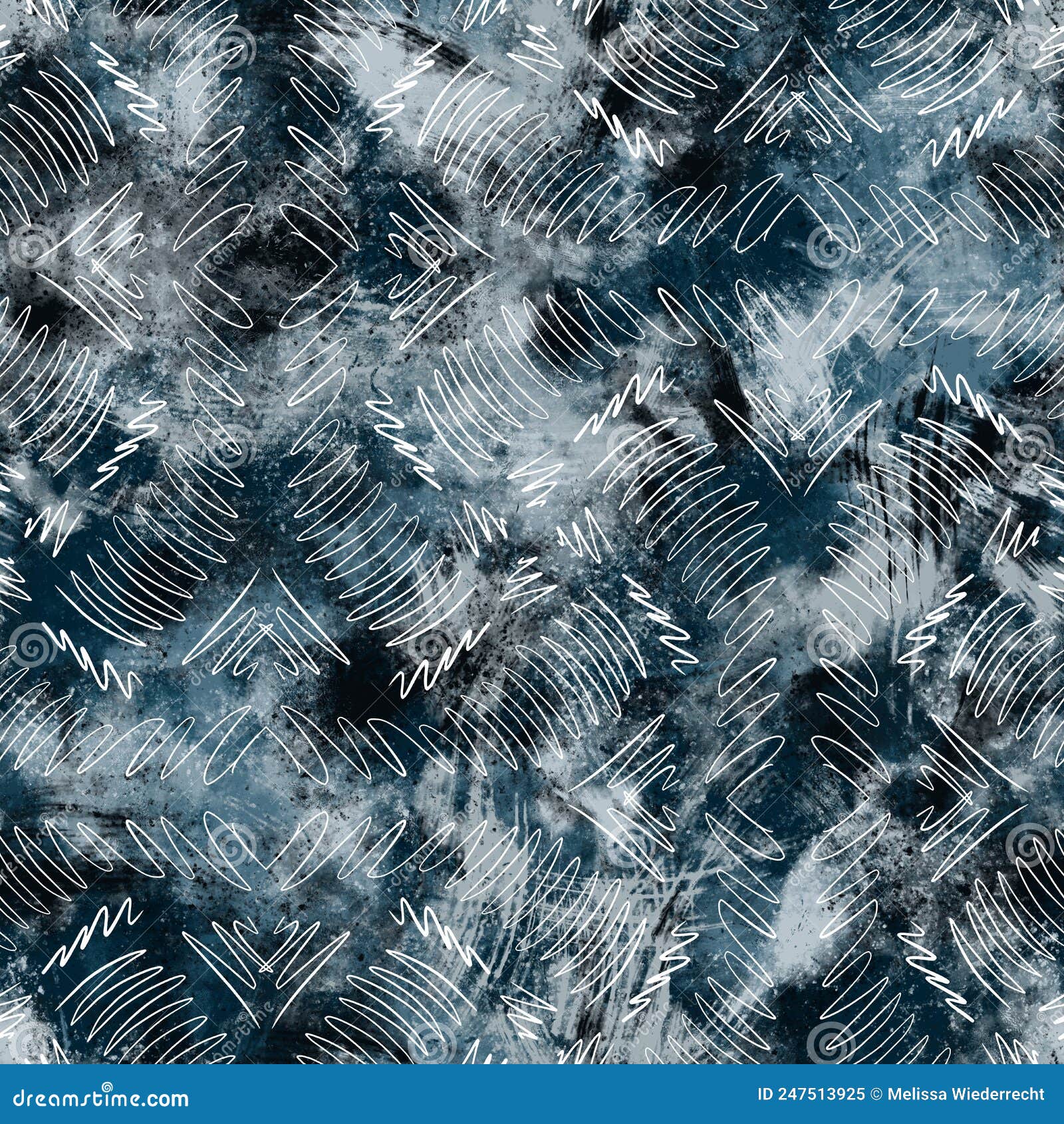 Seamless Navy Blue and White Abstract Grungy Seamless Surface Pattern ...