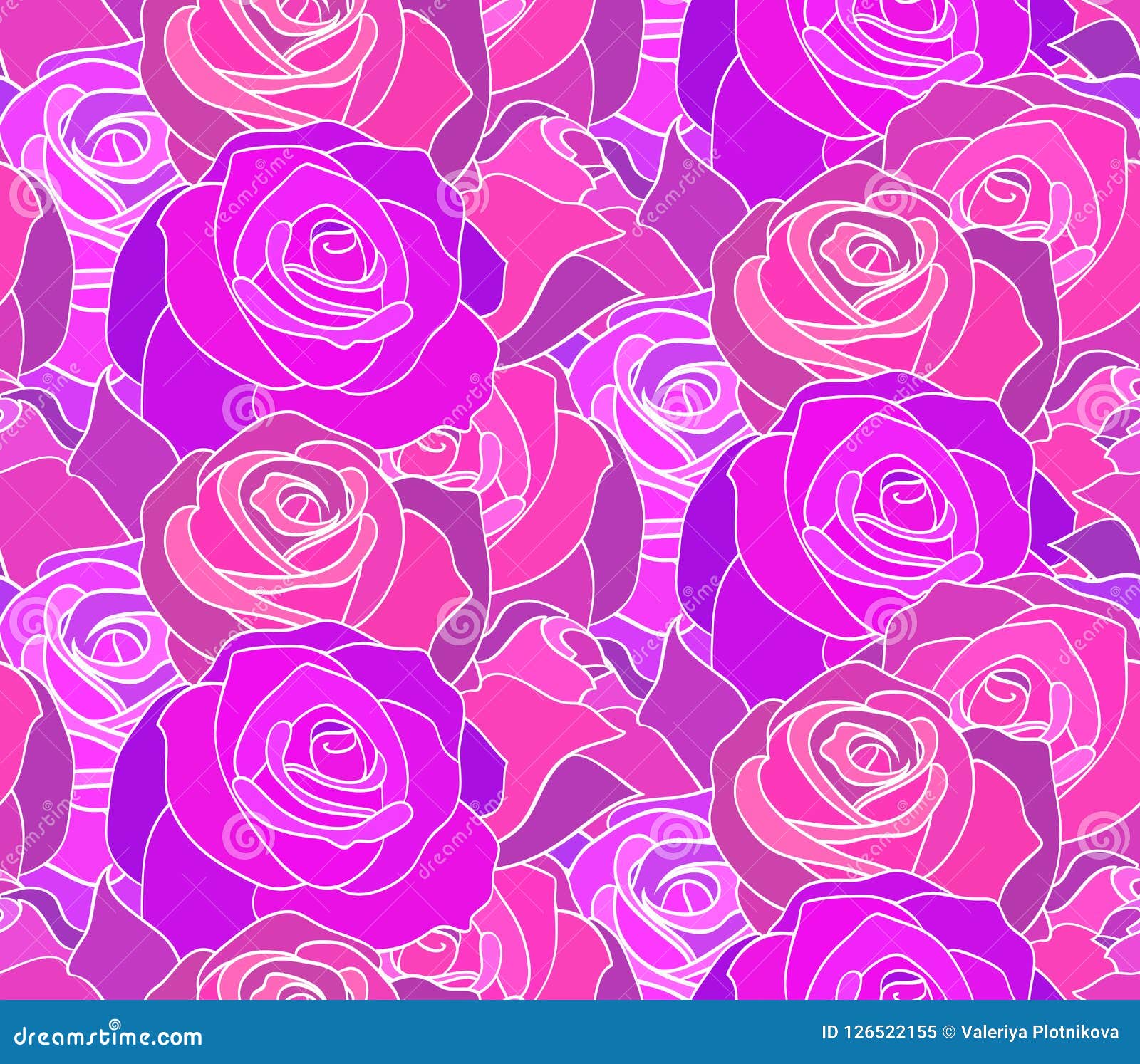 Seamless Neon Pattern Design Background Texture. Vector Illustration ...