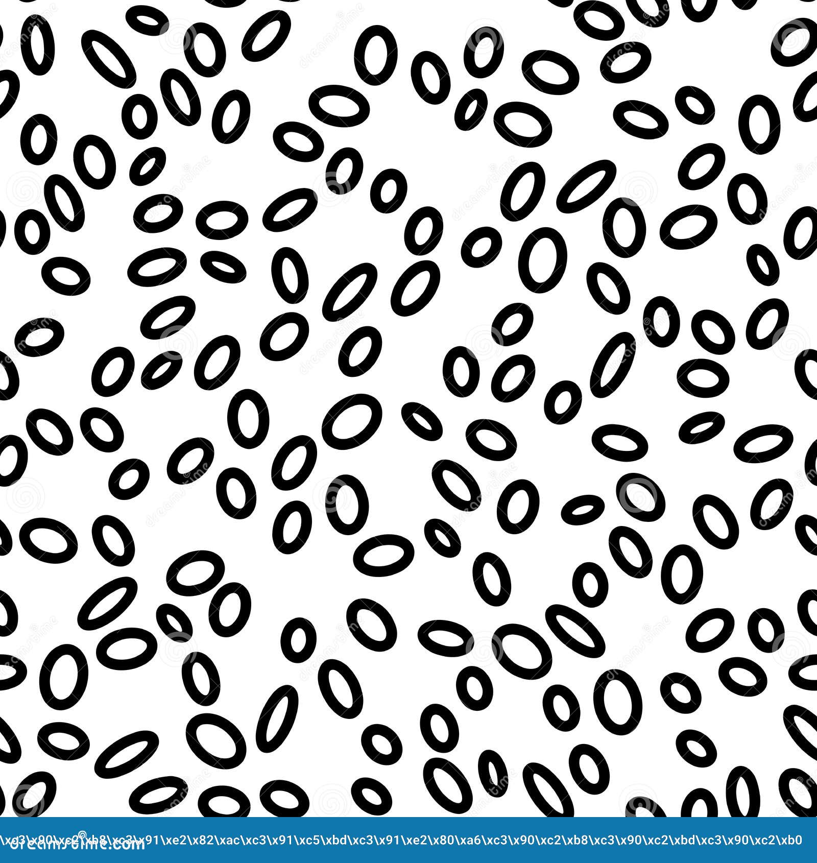 Seamless Neutral Oval Pattern. Doodle Dots Grid Stock Vector ...