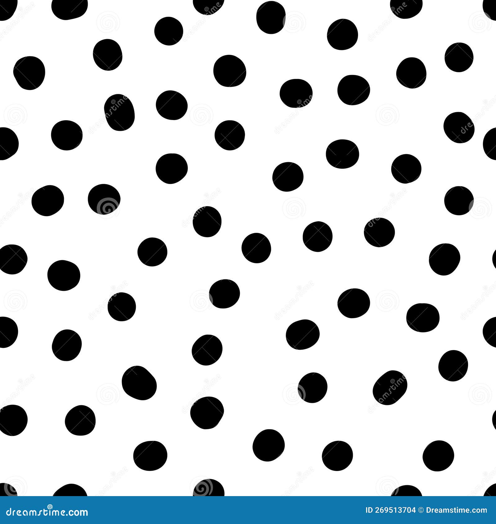 Seamless Neutral Polka Dots Pattern. Abstract Background Stock Vector ...