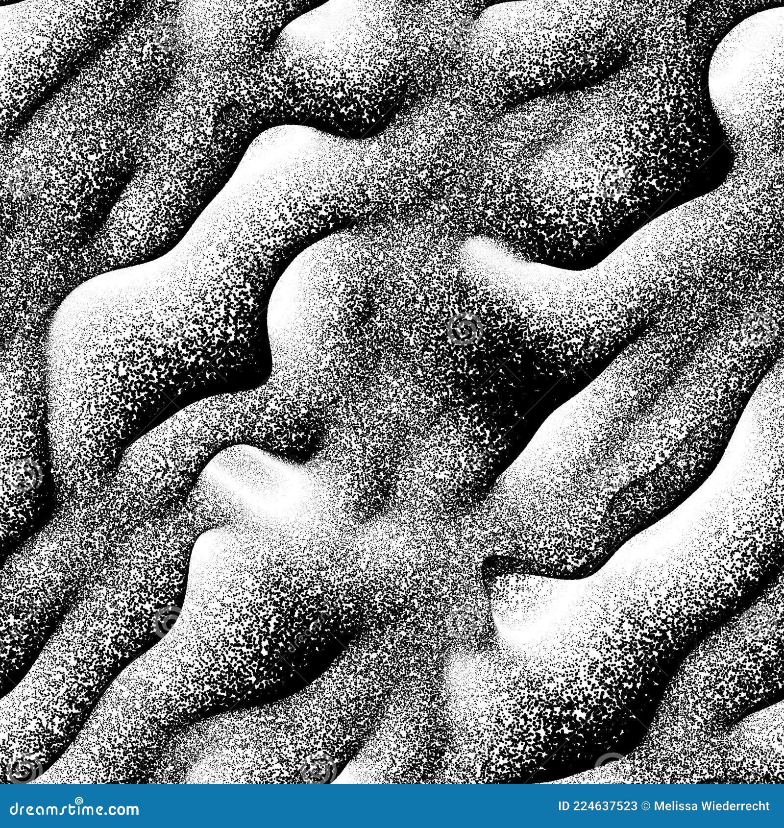 Seamless Noise Splatter Pointillism Wavy Pattern Swatch Stock Image Image Of Print Bubble