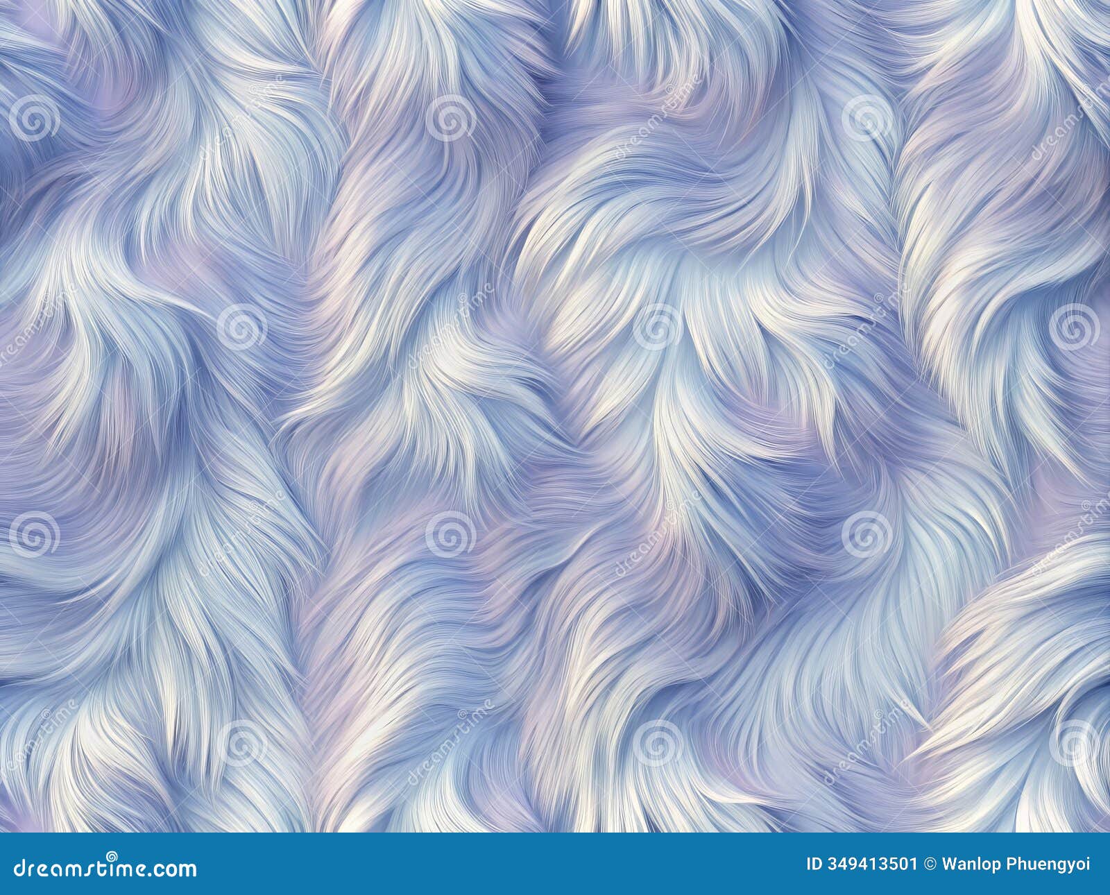 Seamless Normal Map Texture: Detailed Rabbit Fur Pattern with Misty ...