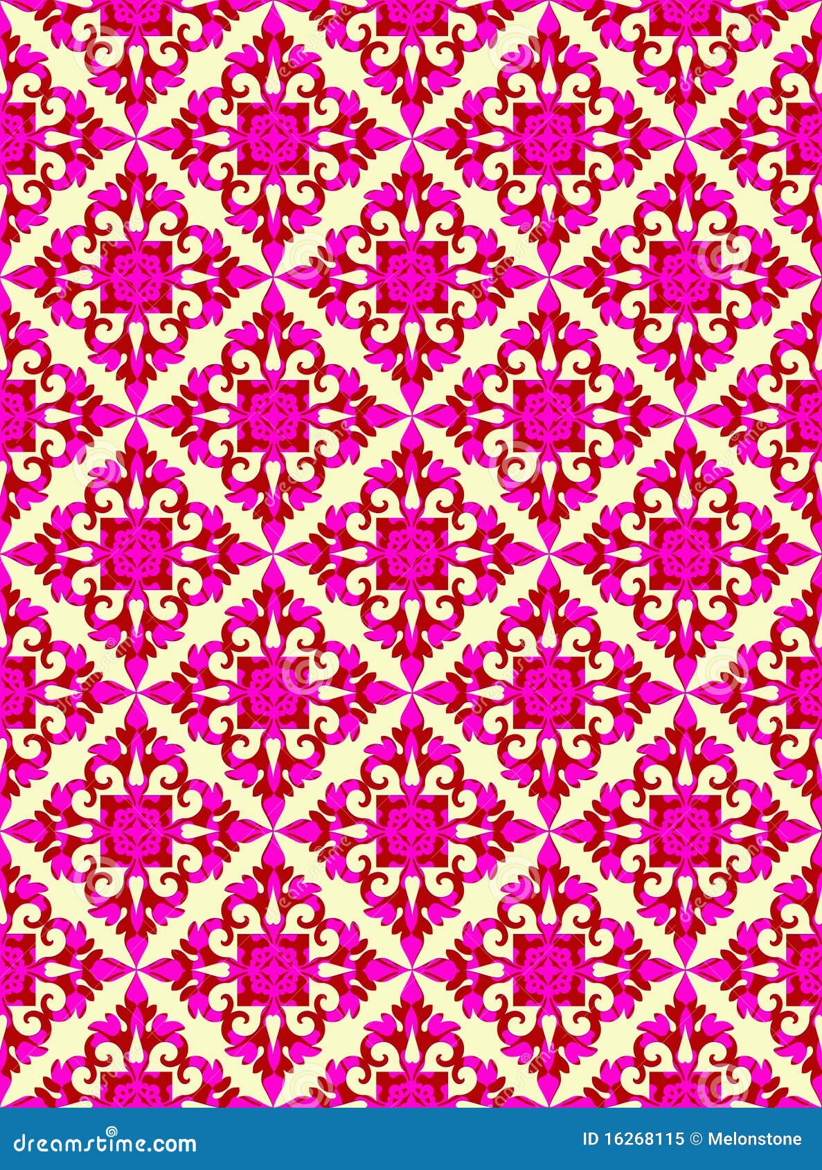 Seamless nostalgia pattern stock illustration. Illustration of ...