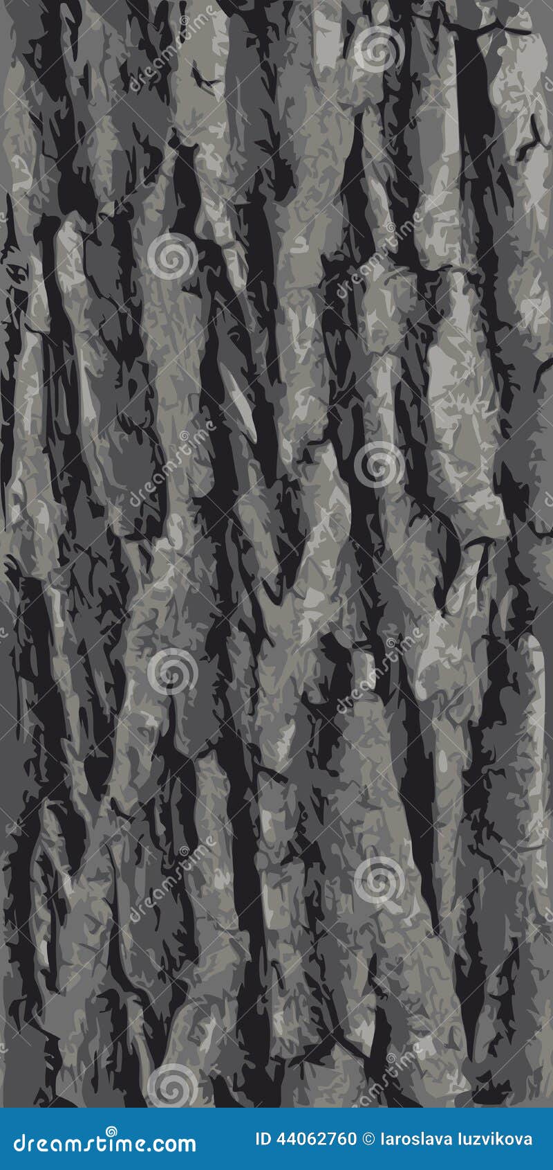 Seamless oak bark stock vector. Illustration of lines - 44062760